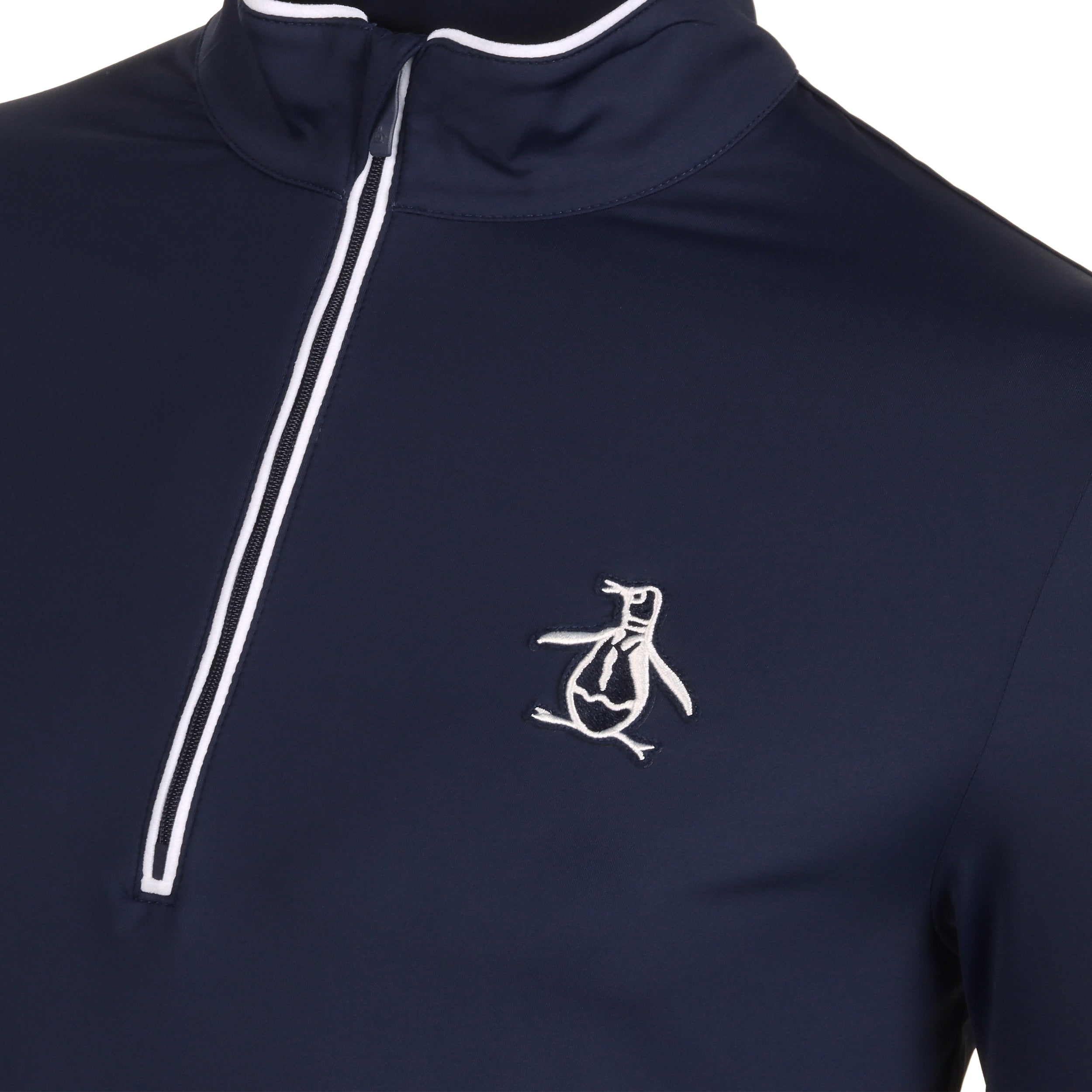 Original Penguin Golf Performance Earl 1/4 Zip - Black Iris 417 ...