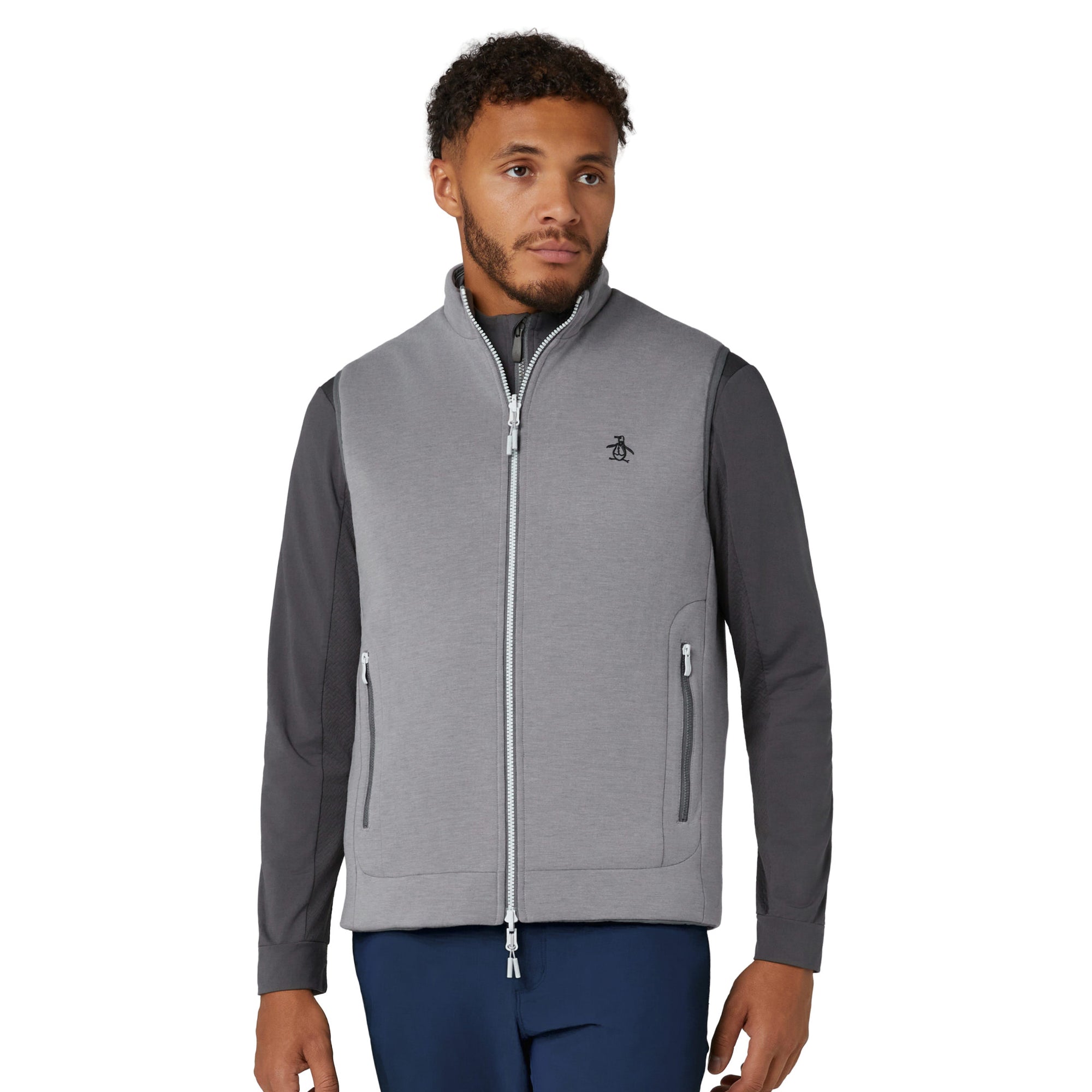 Original Penguin Golf Reversible Insulated Vest - Quiet Shade 039 ...
