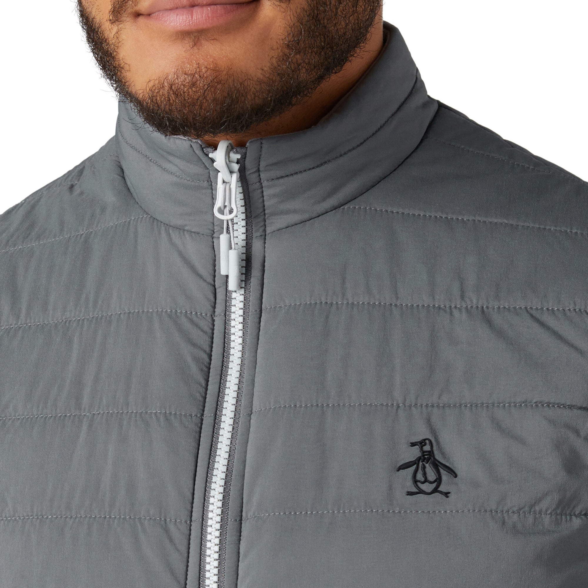 Original Penguin Golf Reversible Insulated Vest - Quiet Shade 039 ...