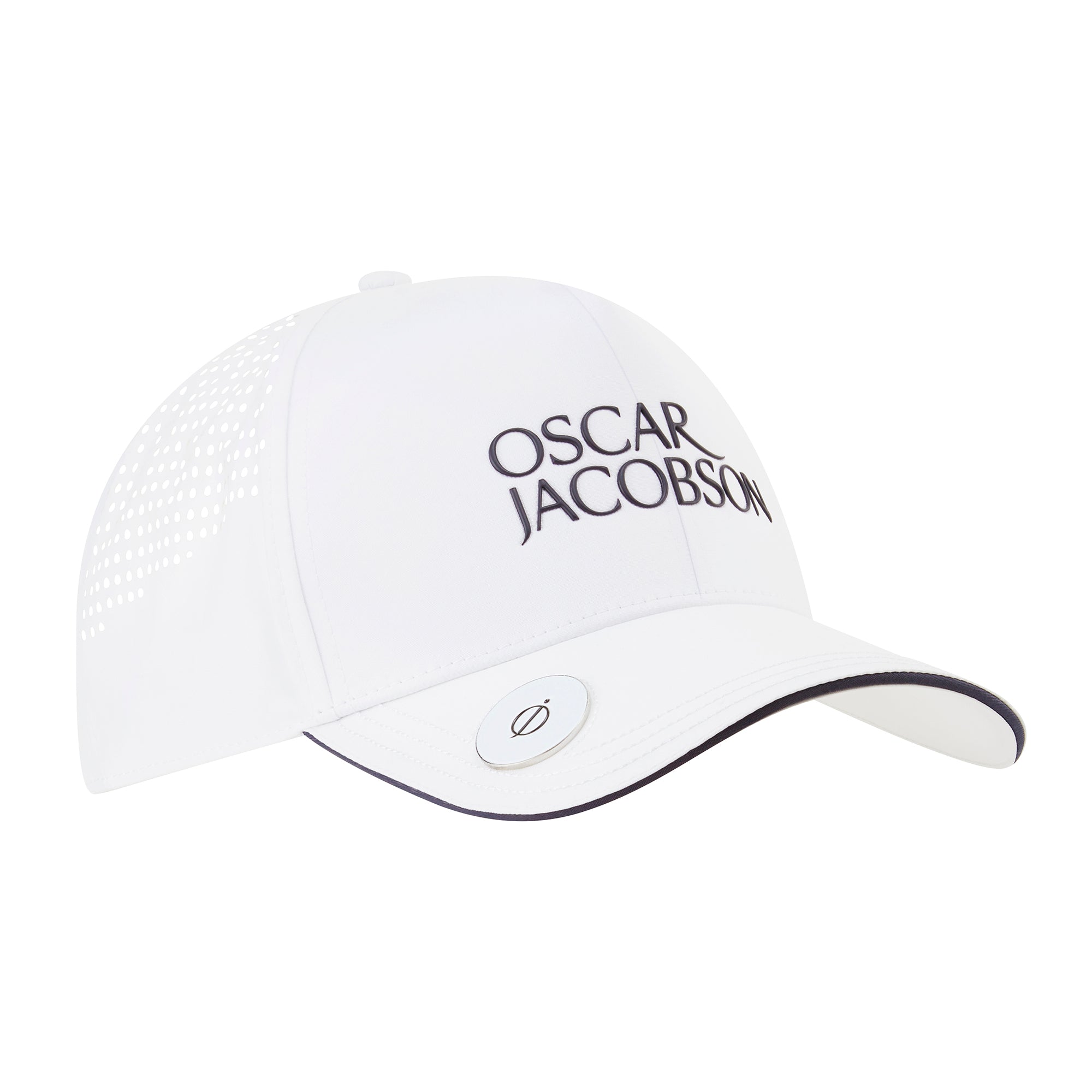 Oscar Jacobson Hornsey Golf Cap - White - OJCAP0298-White - Function18