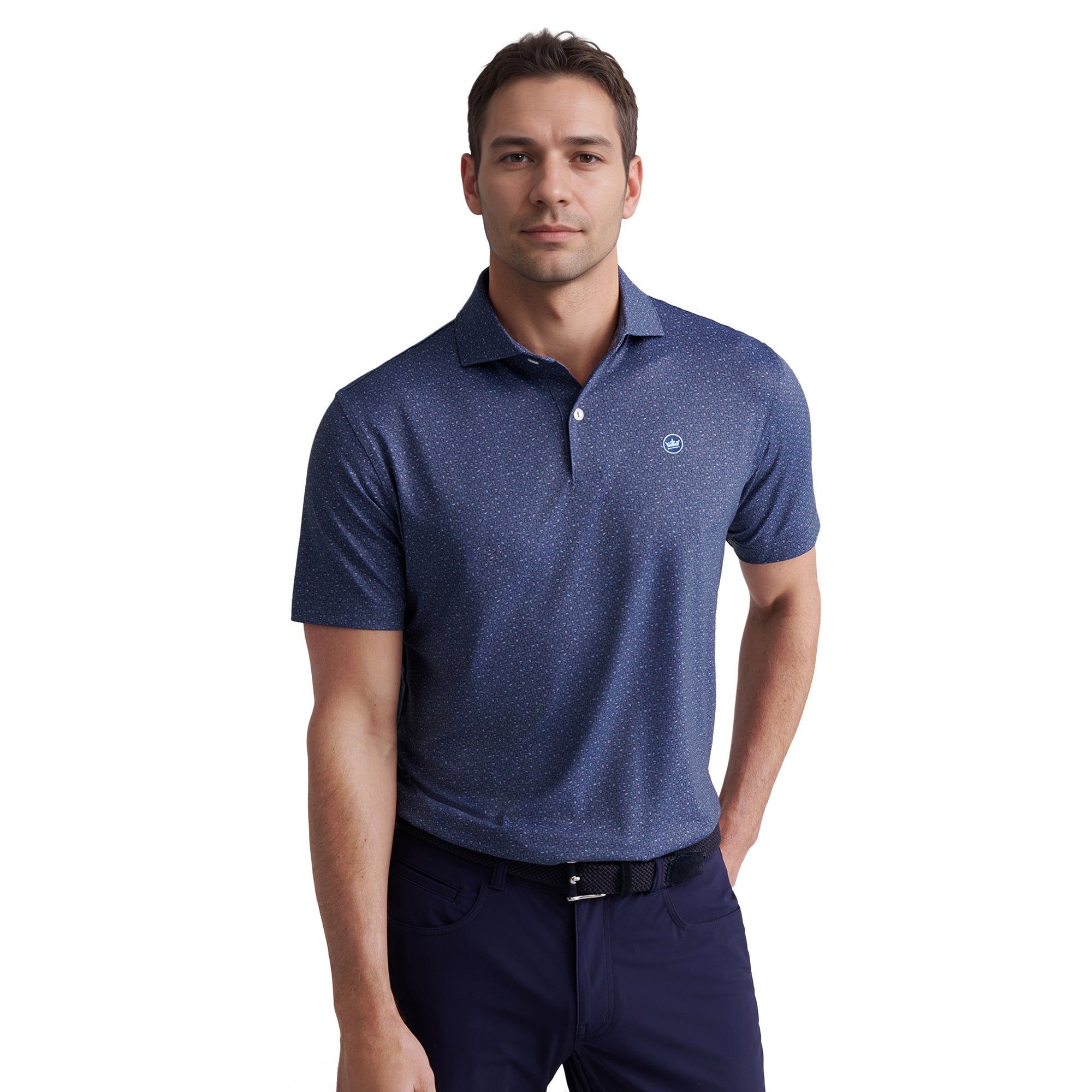 Peter Millar Bittersweet Performance Jersey Shirt - Nebula Blue ...