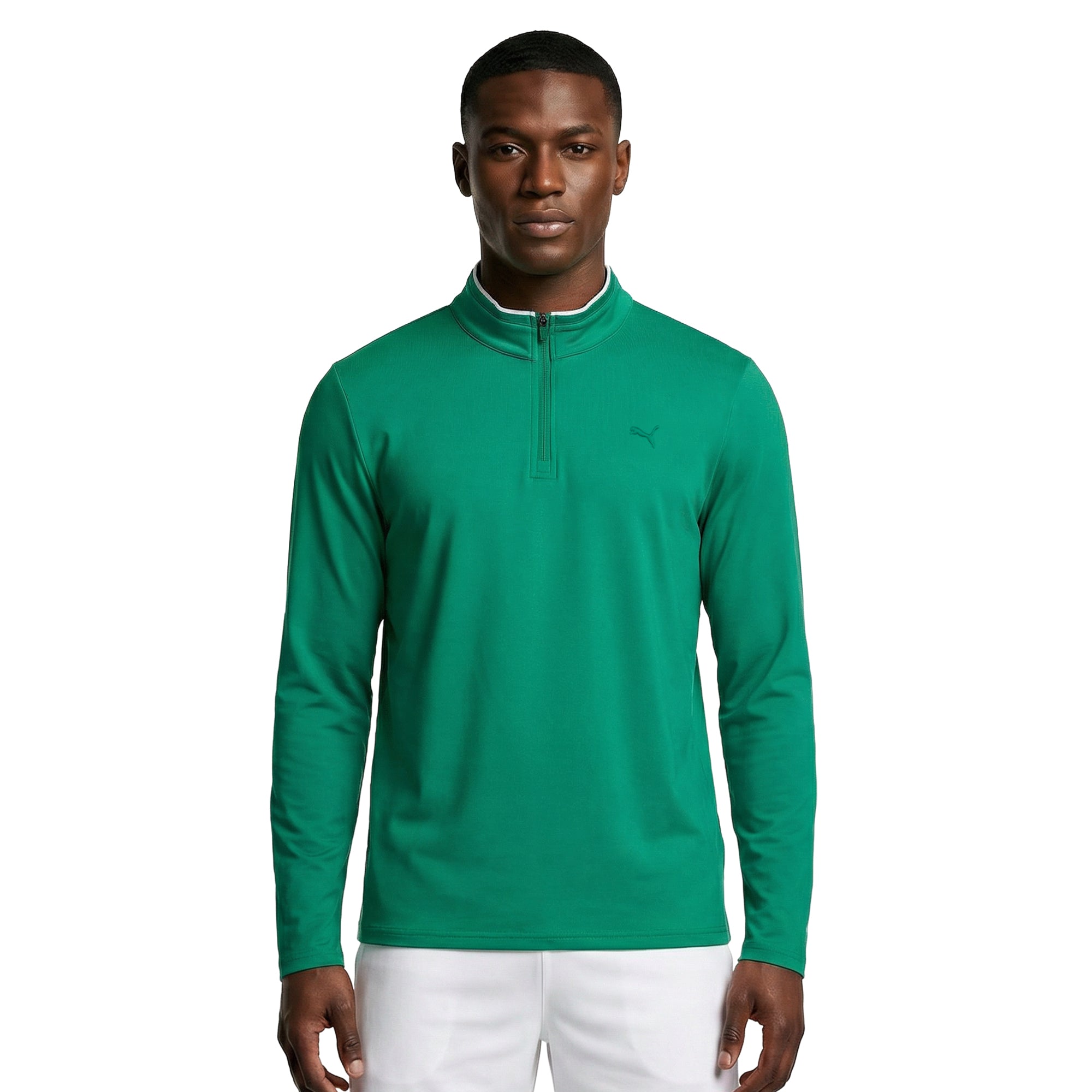 Puma Golf 30904 1/4 Zip Luso Green 01 - 638387-01 - Function18