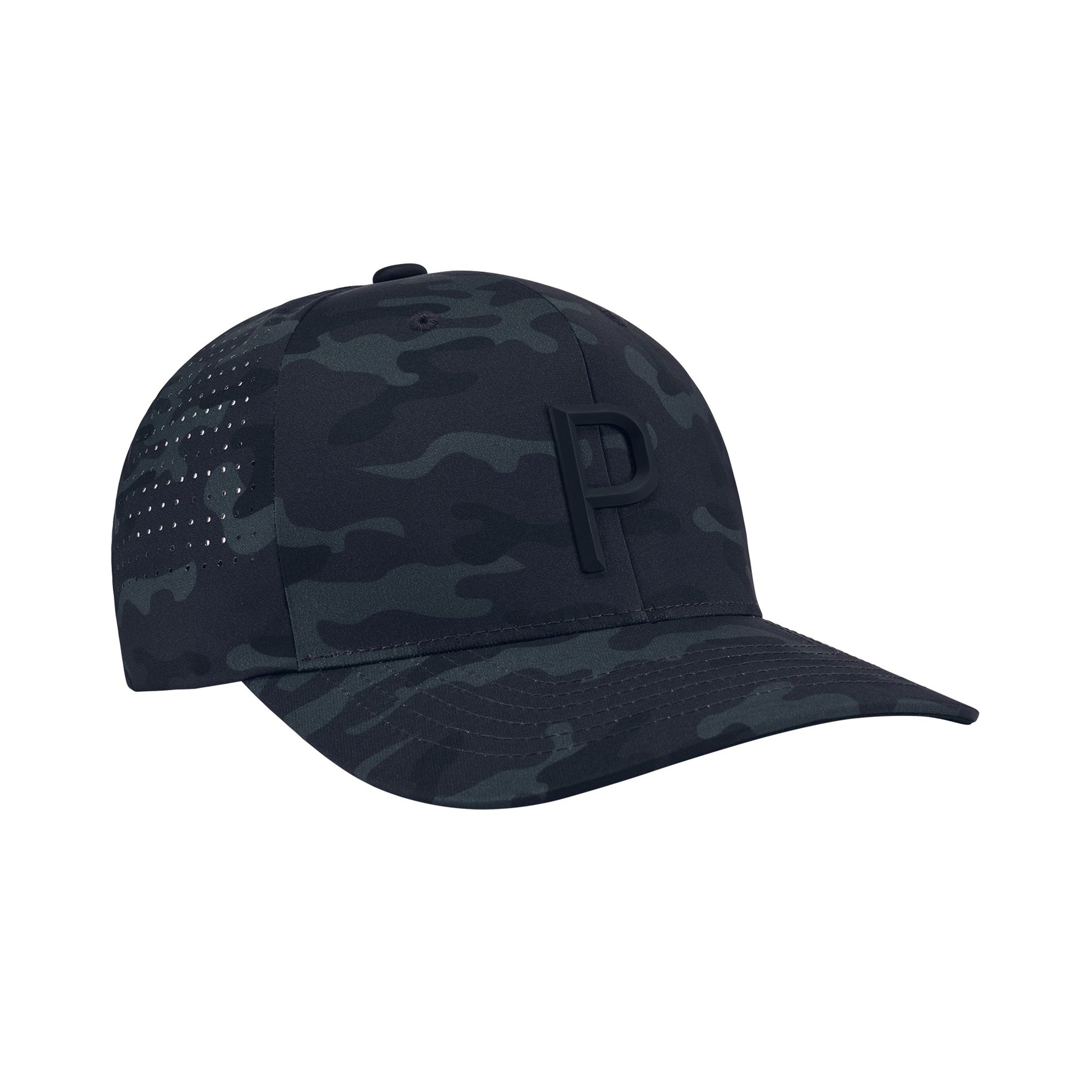 Puma Golf Camo Tech P Snapback Cap 025434 Puma Black Strong Grey 01 | Function18