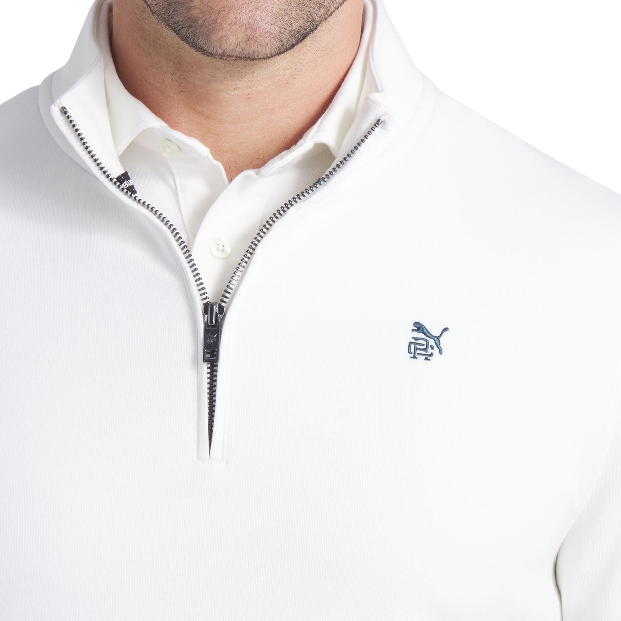 Puma x Reigning Champ Fleece 1/4 Zip - Warm White 01 - 633030 - Function18
