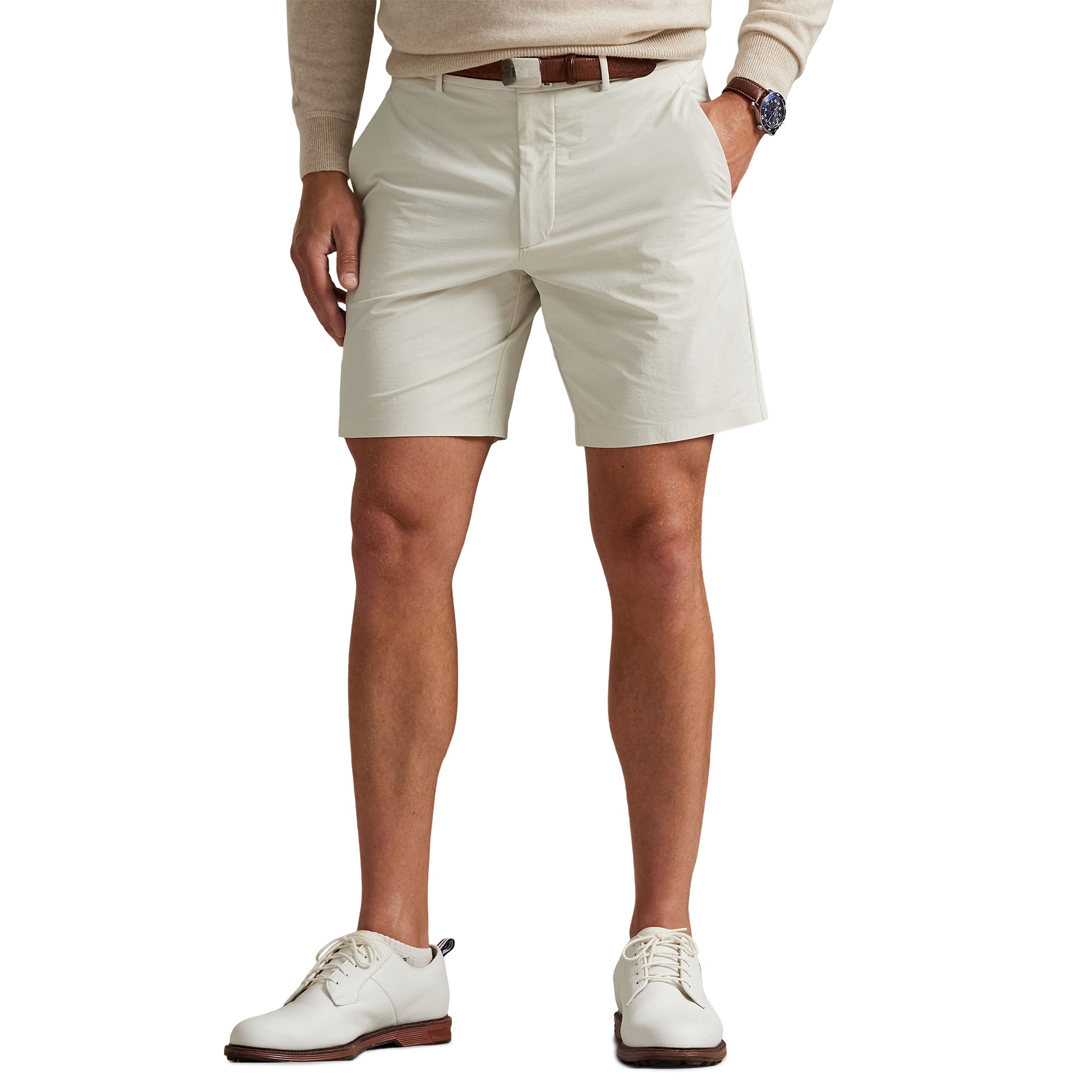 RLX Ralph Lauren 8" Tailored Fit Performance Shorts - Stone Pebble 001 - 785A82043-001 - Function18