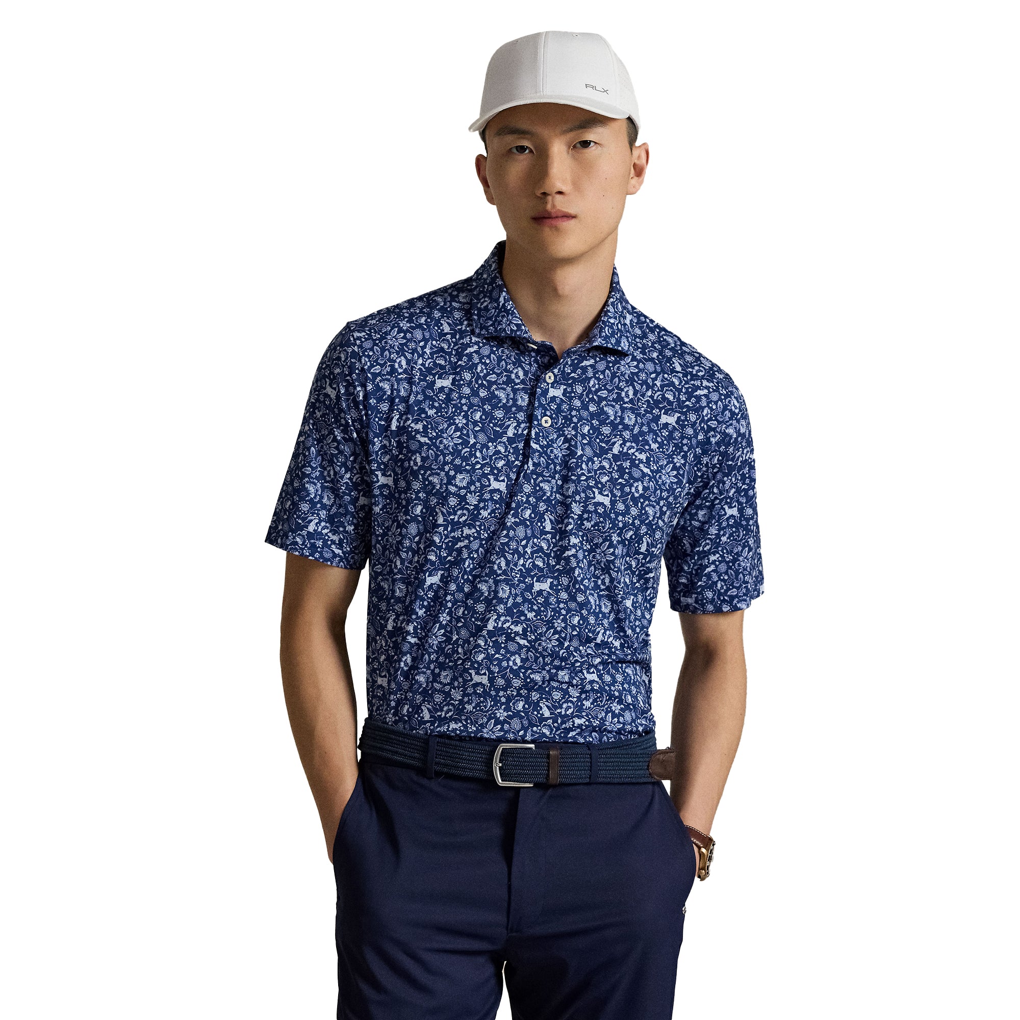 RLX Ralph Lauren Classic Performance Polo Shirt- Old Royal 001 ...