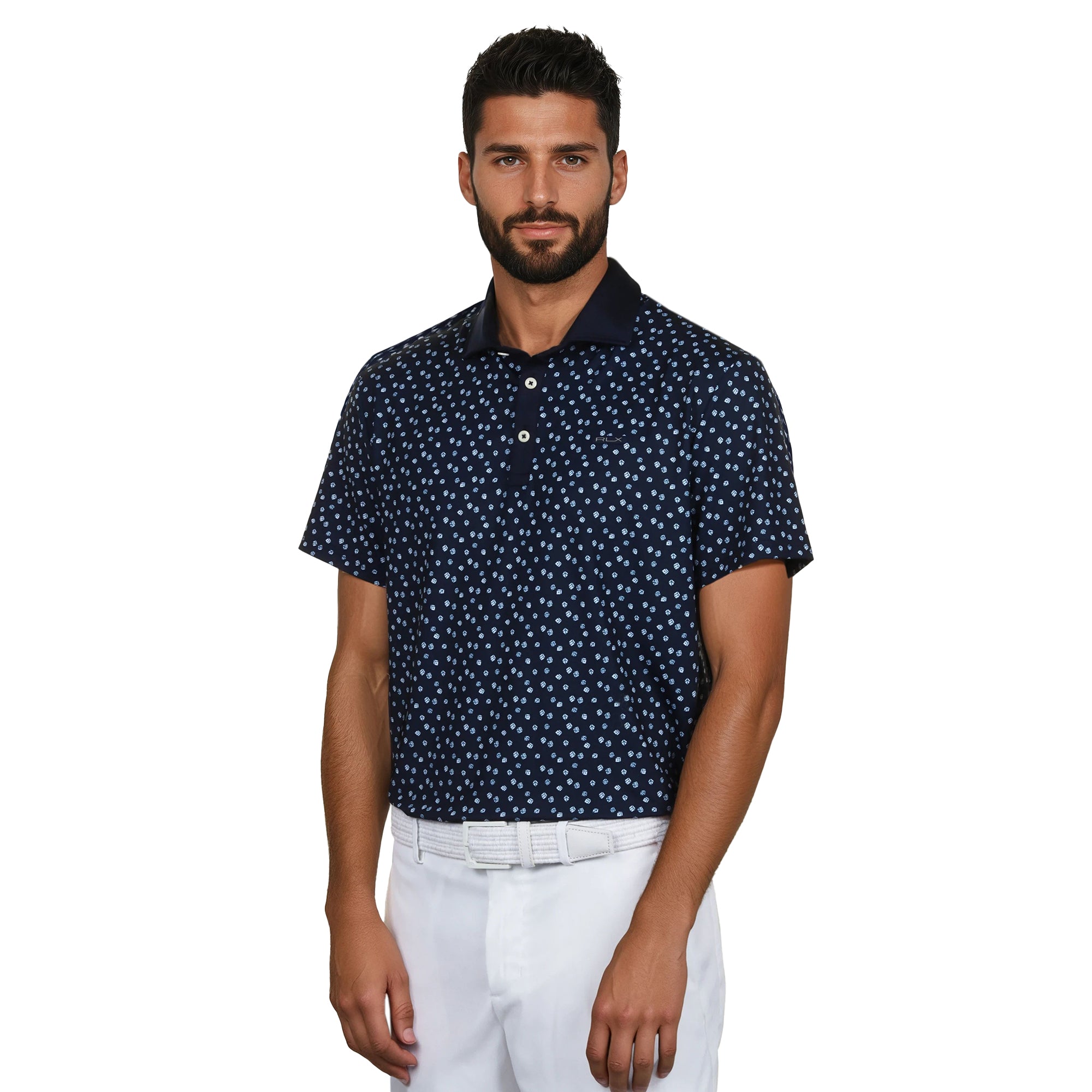 RLX Ralph Lauren Classic Tailored Polo Shirt - Refined Navy 002 ...