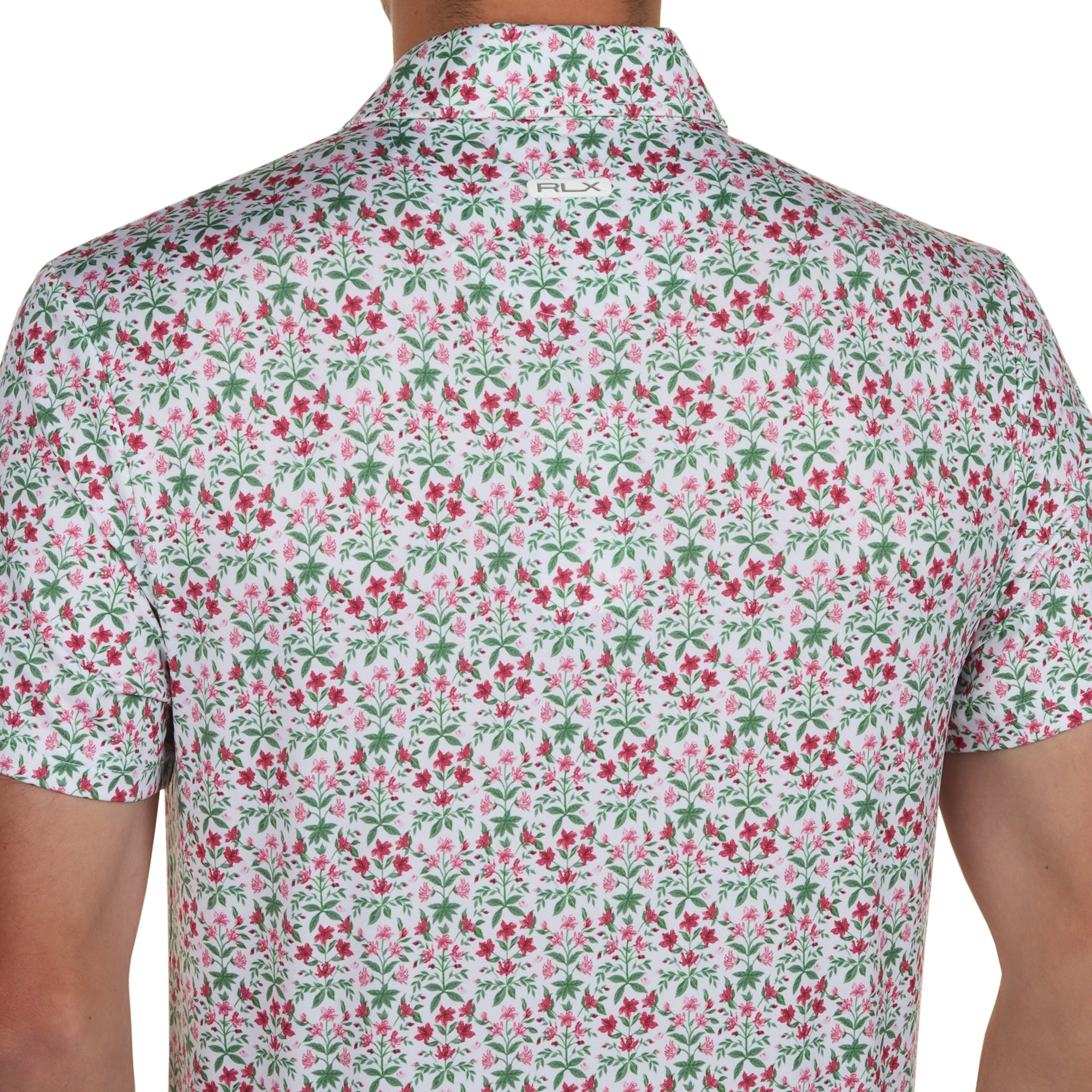 RLX Ralph Lauren Floral Polo Shirt - Ceramic White 001 - 785A87079-001 ...