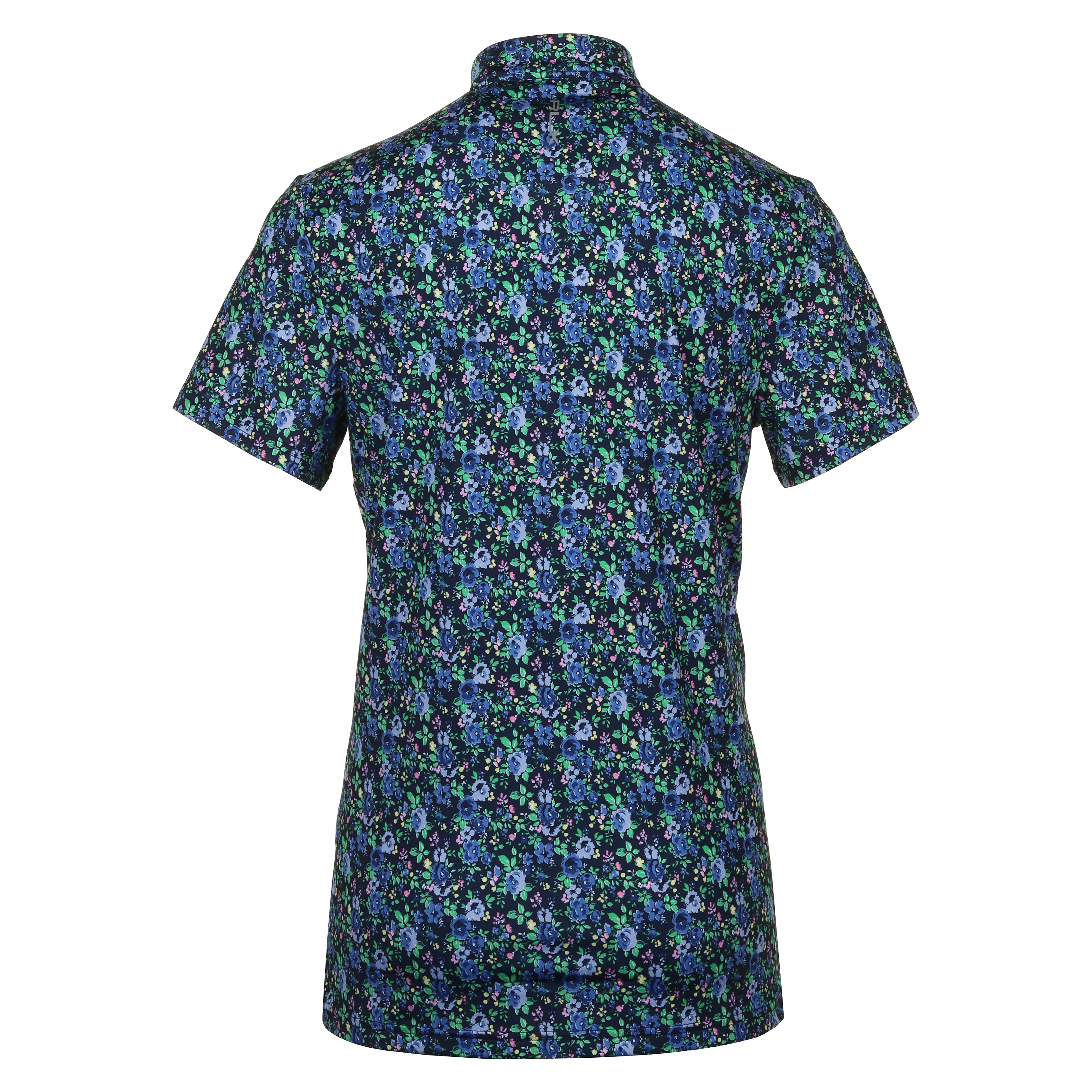 RLX Ralph Lauren Graphic Print Polo Shirt - Refined Navy Petals 001 ...