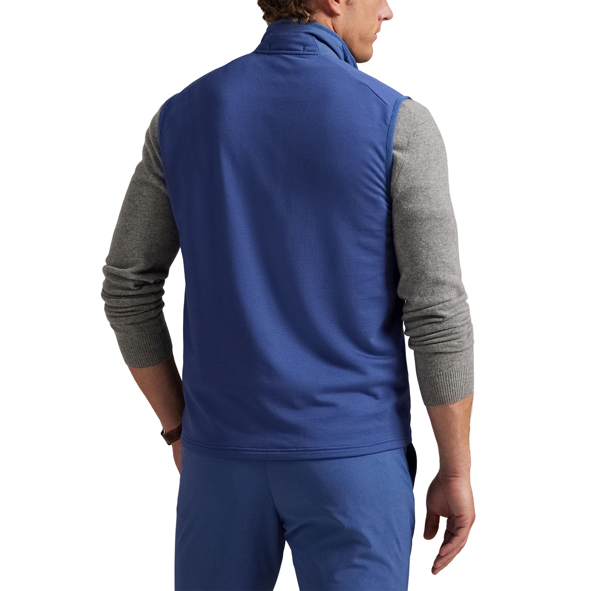 RLX Ralph Lauren Hybrid Full Zip Vest - Old Royal 003 - 785A82952-003 ...