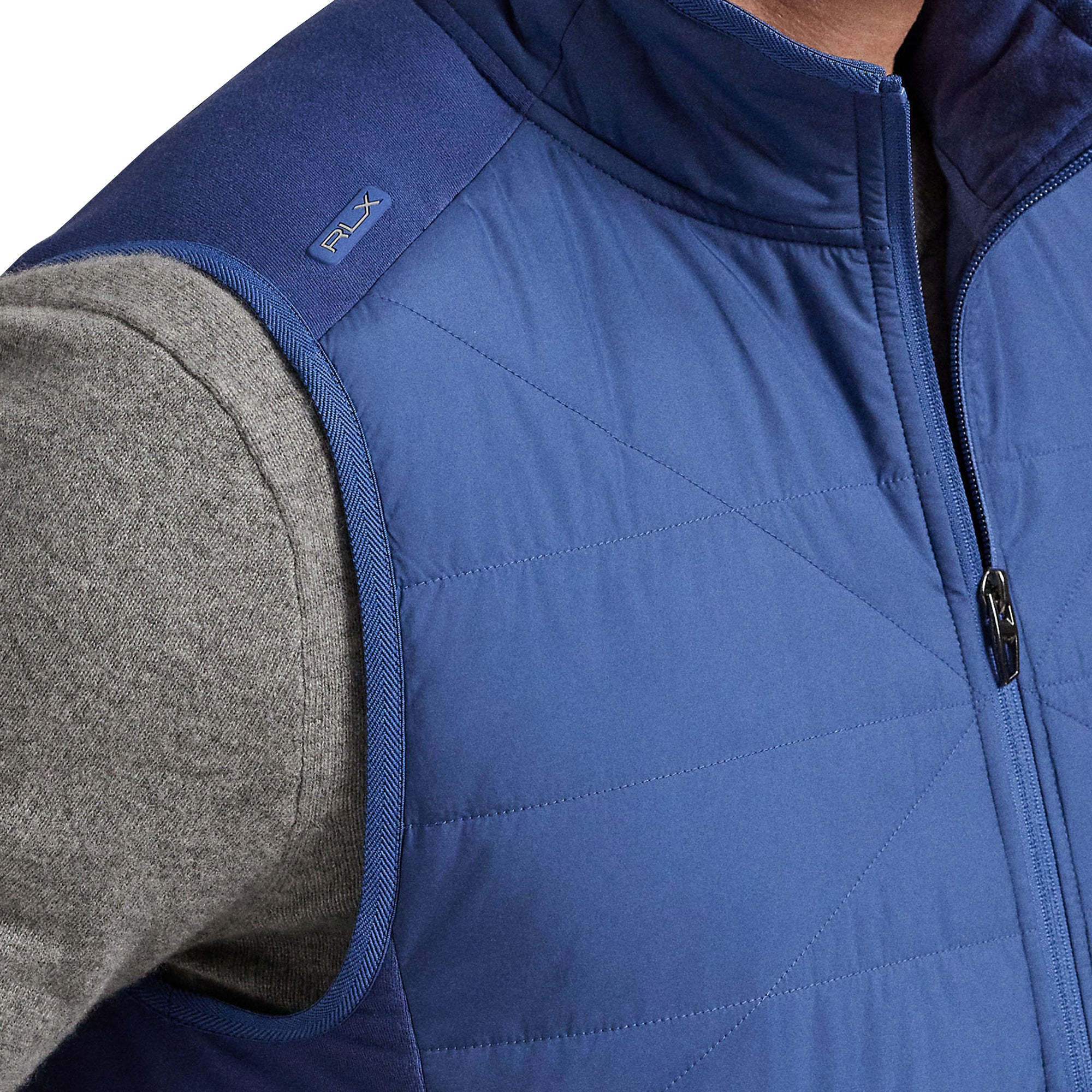 RLX Ralph Lauren Hybrid Full Zip Vest - Old Royal 003 - 785A82952-003 ...