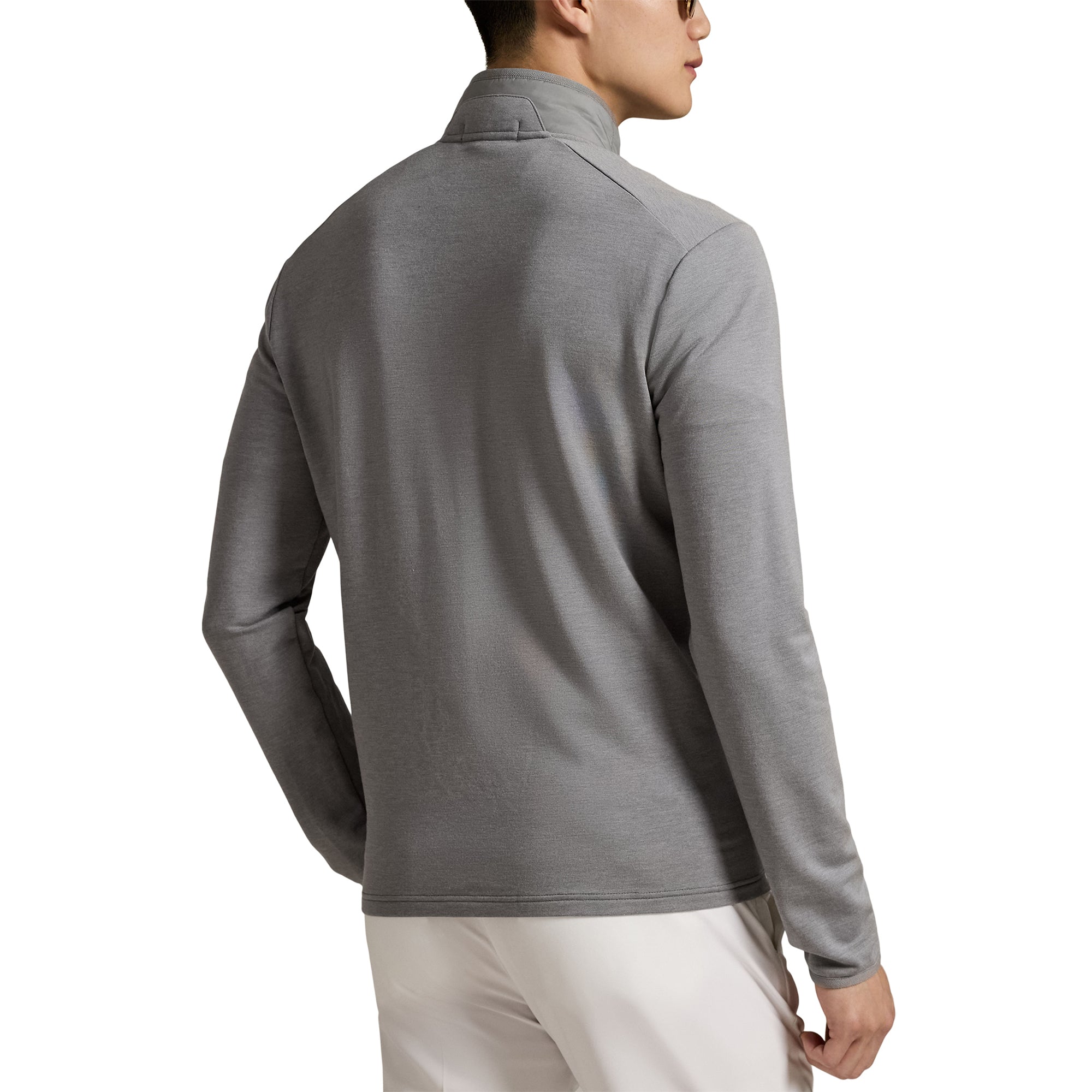 RLX Ralph Lauren Hybrid Mockneck Jacket - Peak Grey 001 - 785A82955-001 ...
