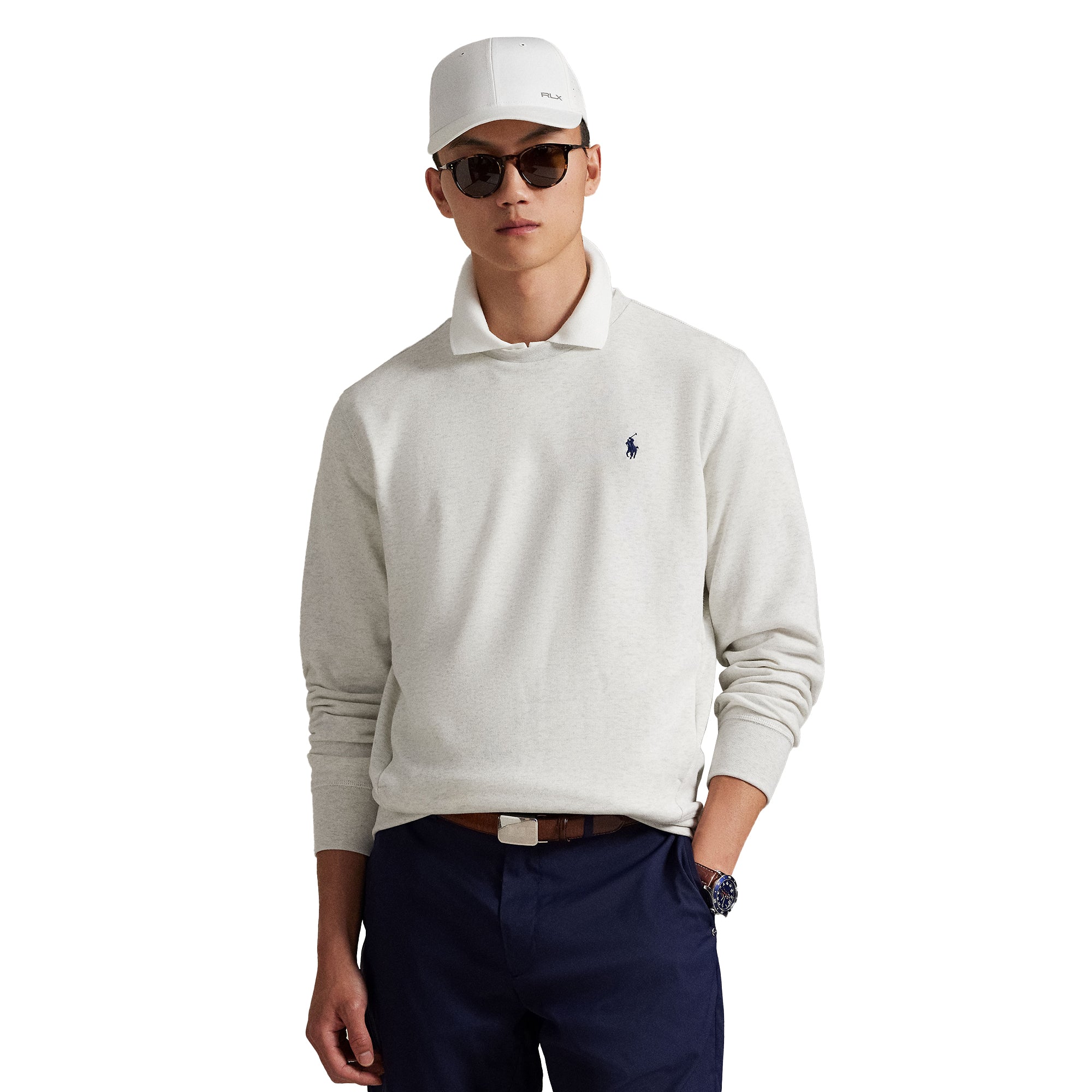 RLX Ralph Lauren Performance Sweater - Soho Heather 003 - 785A87151-003 ...