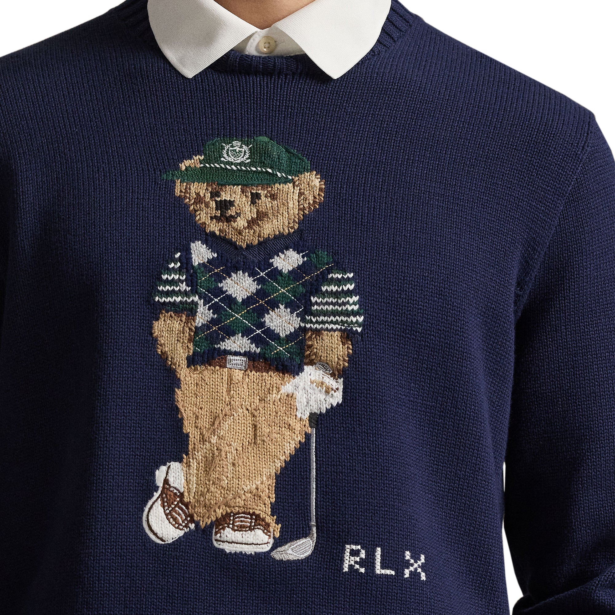 RLX Ralph Lauren Polo Bear Performance Sweater - Refined Navy 001 ...