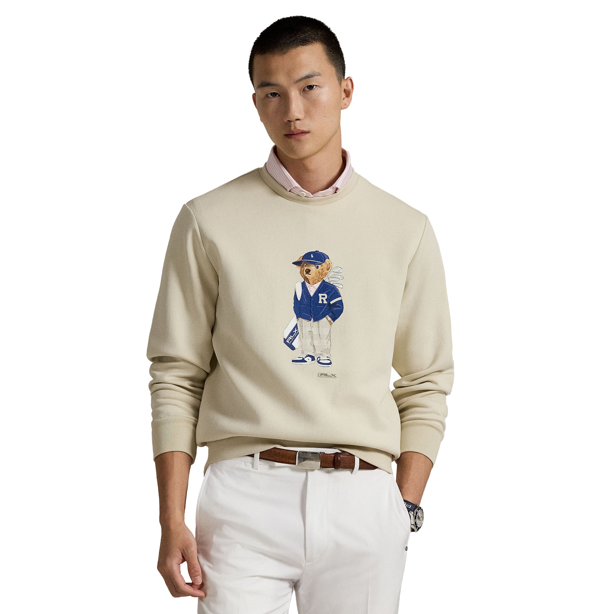 RLX Ralph Lauren Polo Bear Sweater - Basic Sand 001 - 785A82984-001 ...