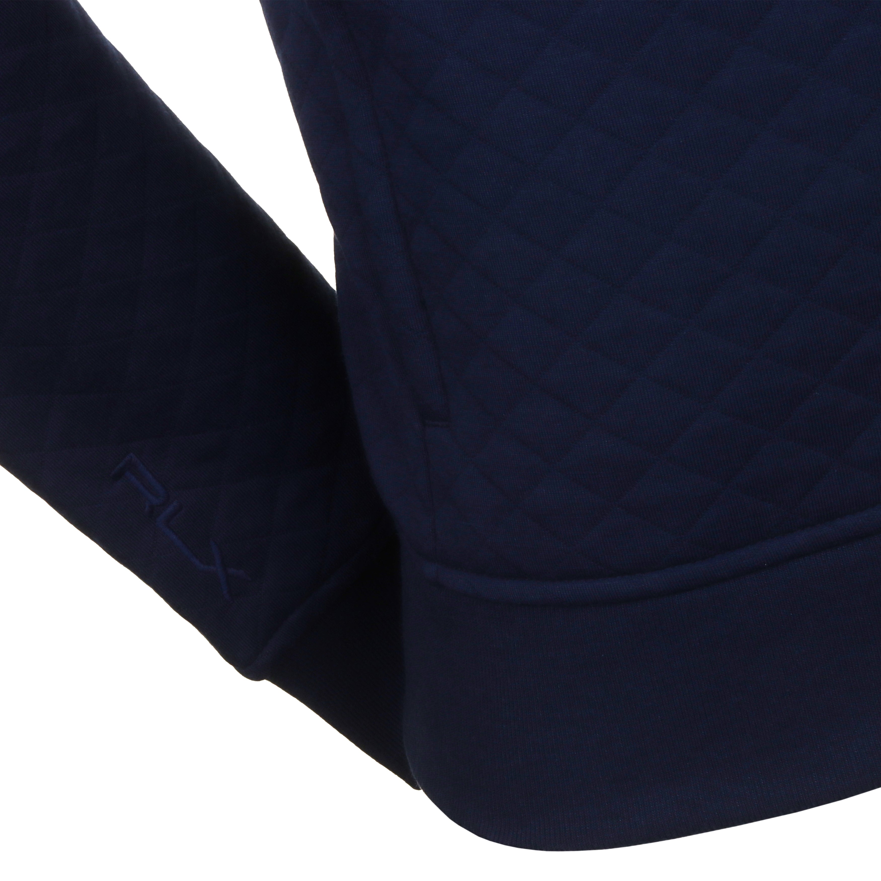 RLX Ralph Lauren Quilted Double Knit Half Zip - Refined Navy 001 ...