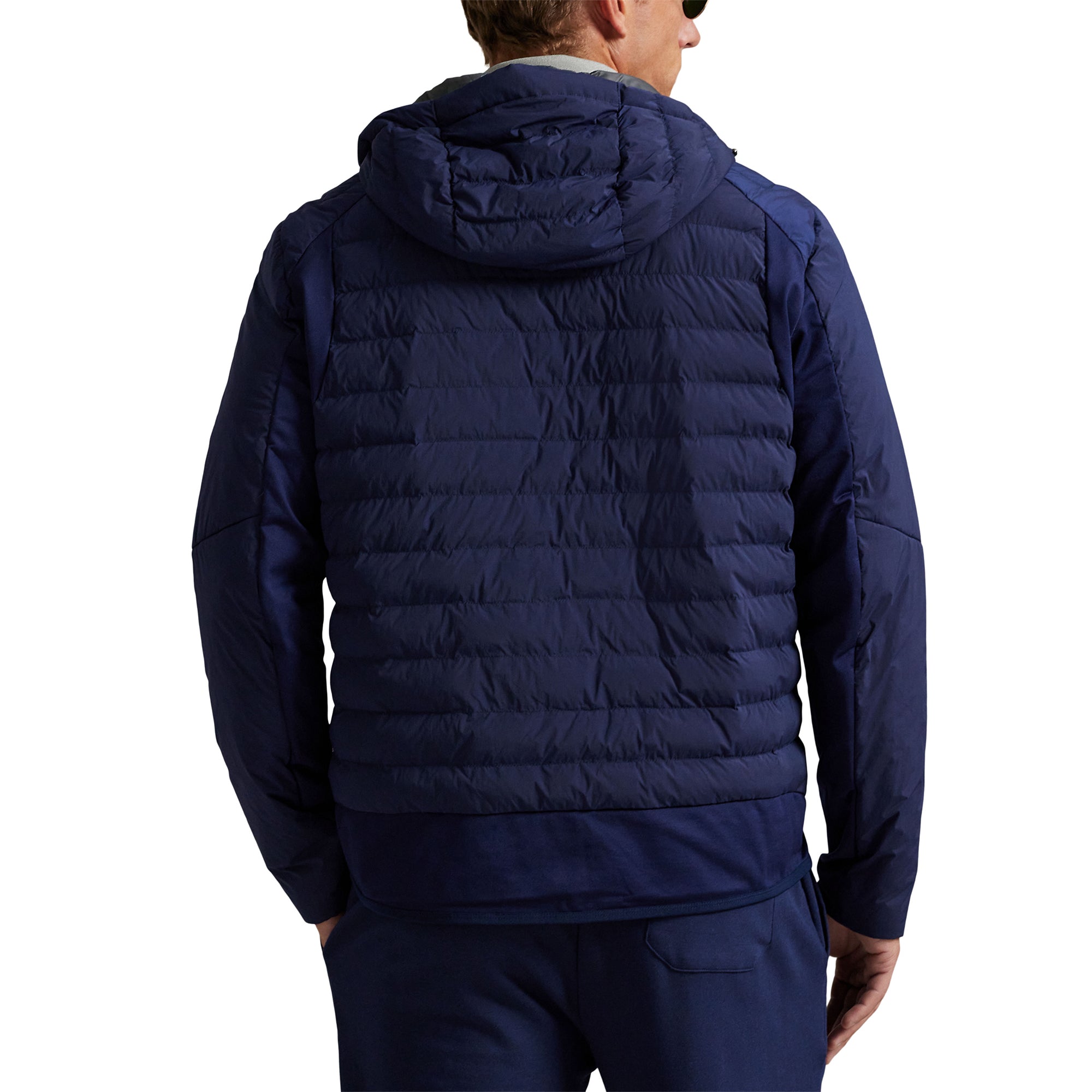 RLX Ralph Lauren Quilted Hooded Jacket - Refined Navy 001 - 785A86607 ...