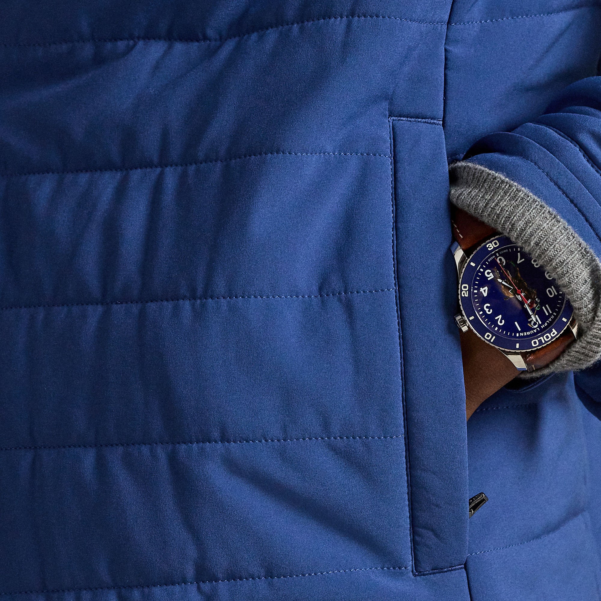 RLX Ralph Lauren Quilted Jacket - Old Royal 002 - 785A82993-002 ...