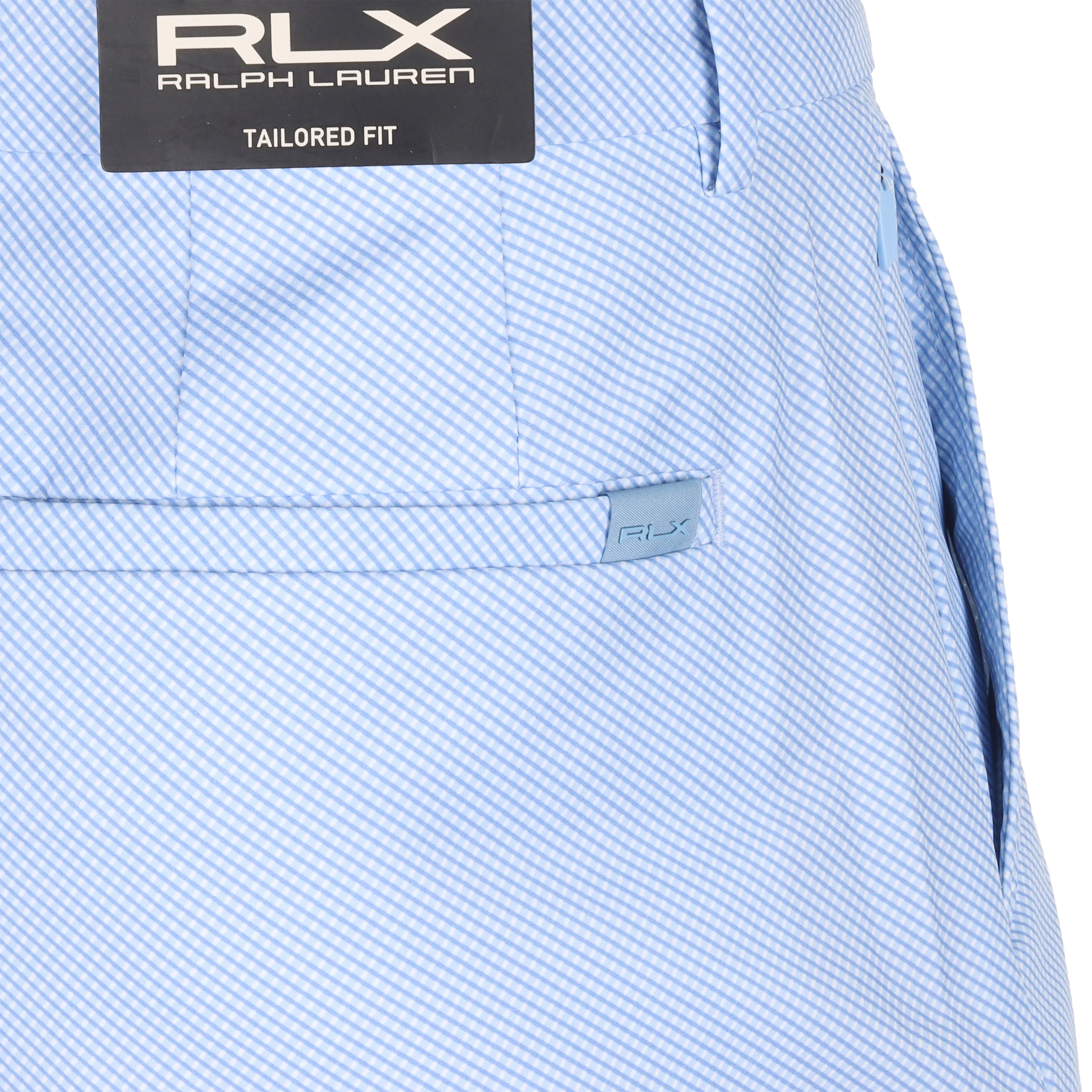 RLX Ralph Lauren Stretch Tailored Fit Short 785A53563 Estate Blue Pin Dot 001 & Function18
