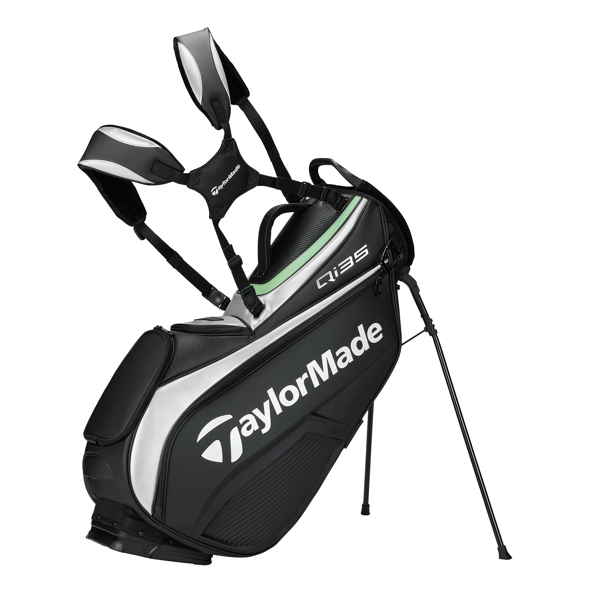 TaylorMade 2025 Tour Stand Golf Bag - Tour Black - N3854601 - Function18
