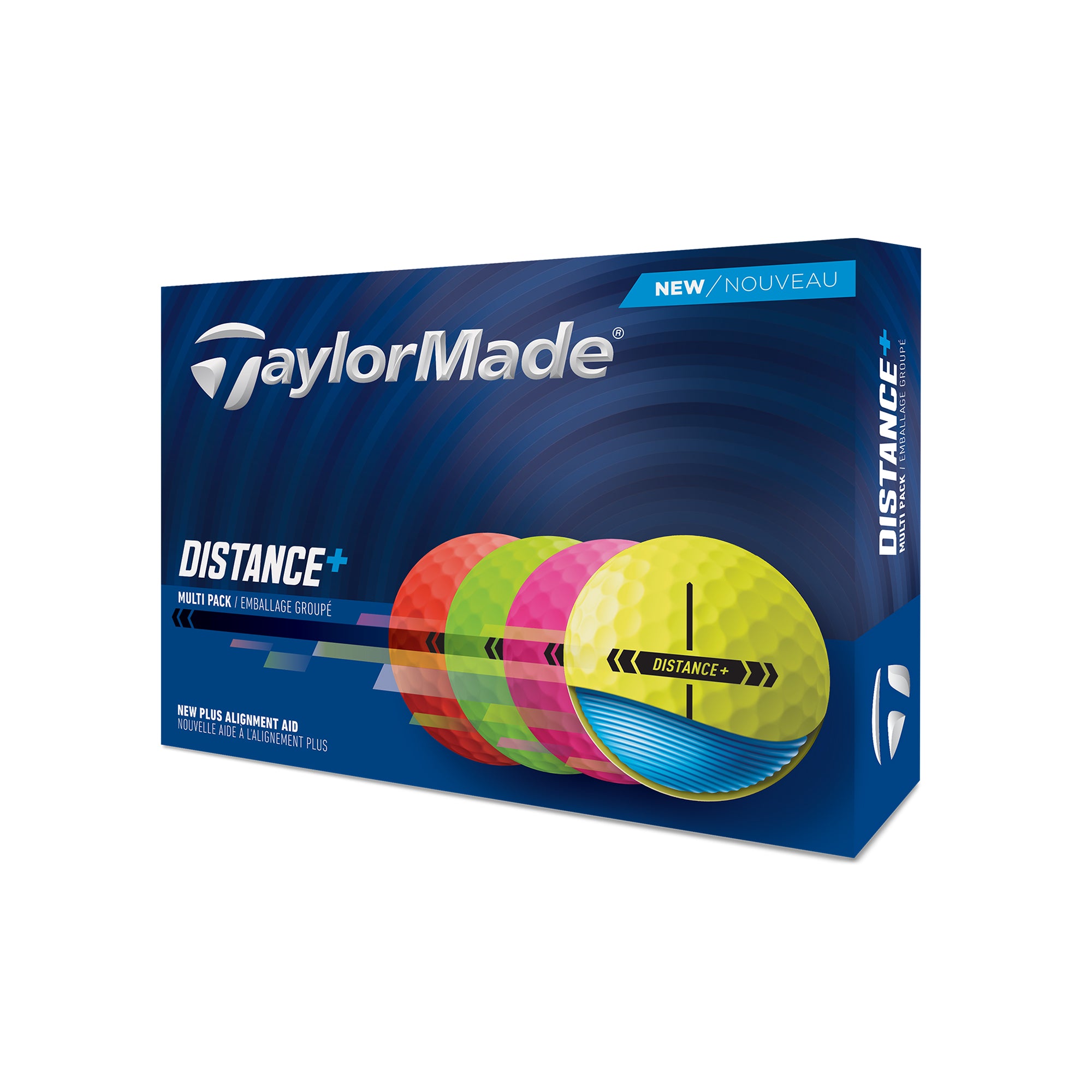 TaylorMade Distance+ Golf Balls - Multi - M1033101 - Function18