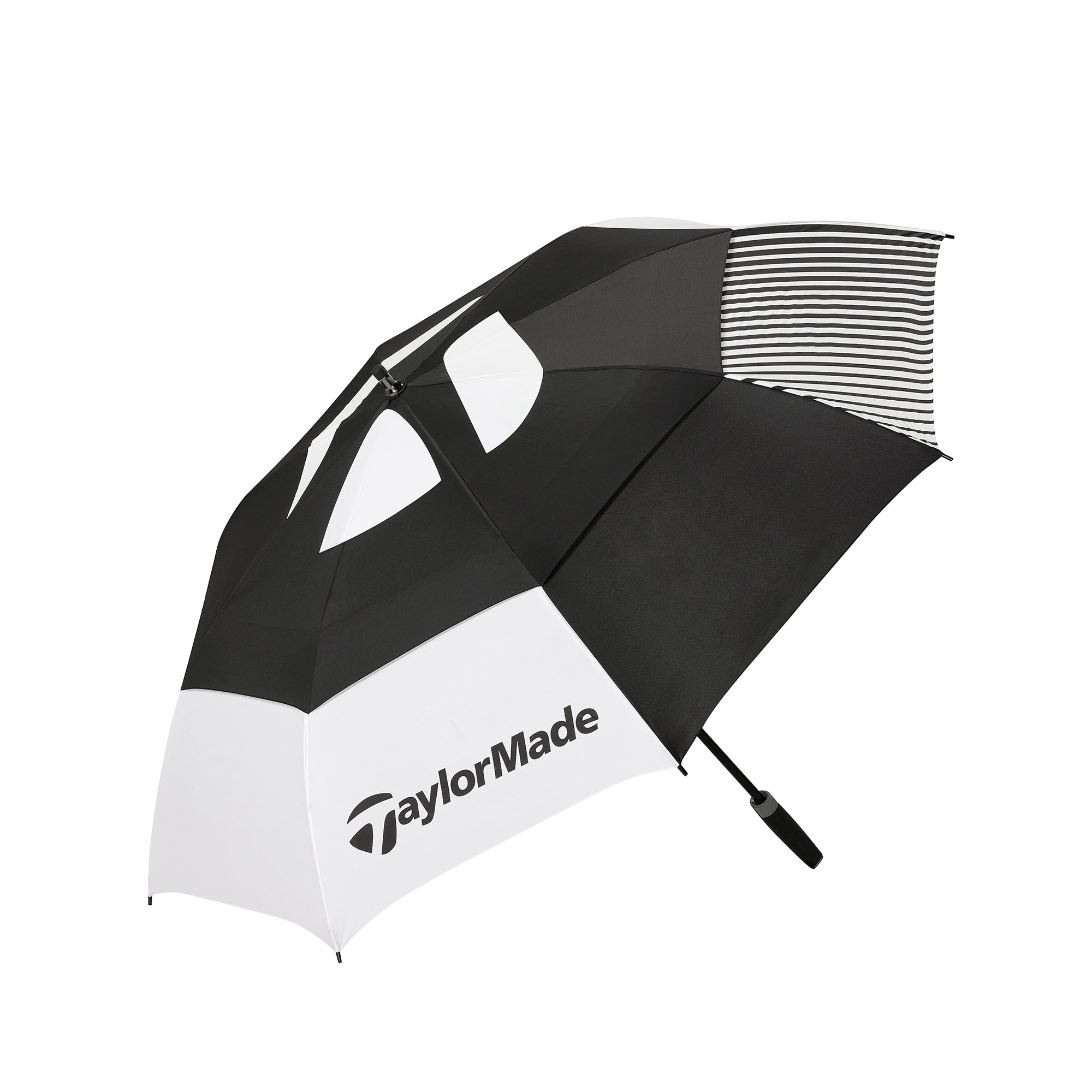 TaylorMade Golf Double Canopy Tour 64" Umbrella - Black/White ...