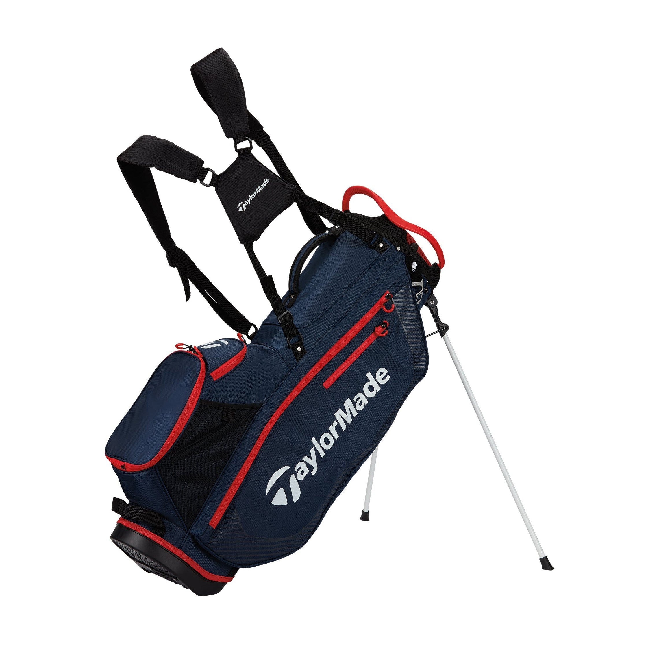 TaylorMade Pro Stand Golf Bag V97375 Navy Red | Function18