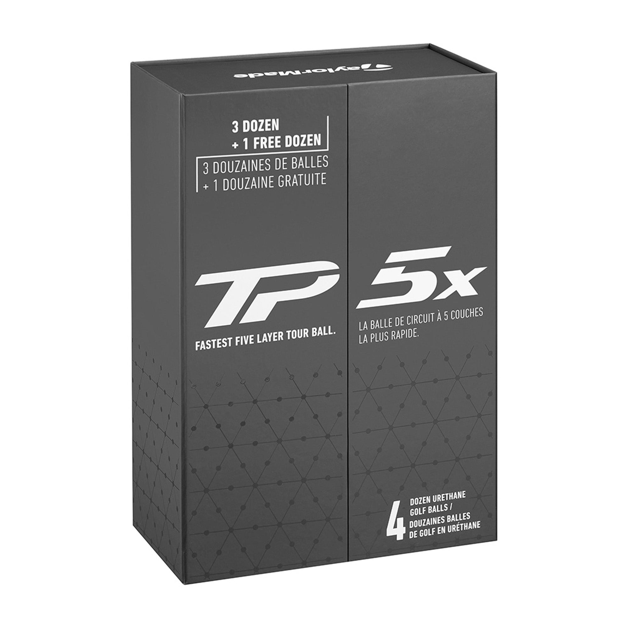 TaylorMade TP5x Golf Balls 4 for 3 - White - N76685 - Function18
