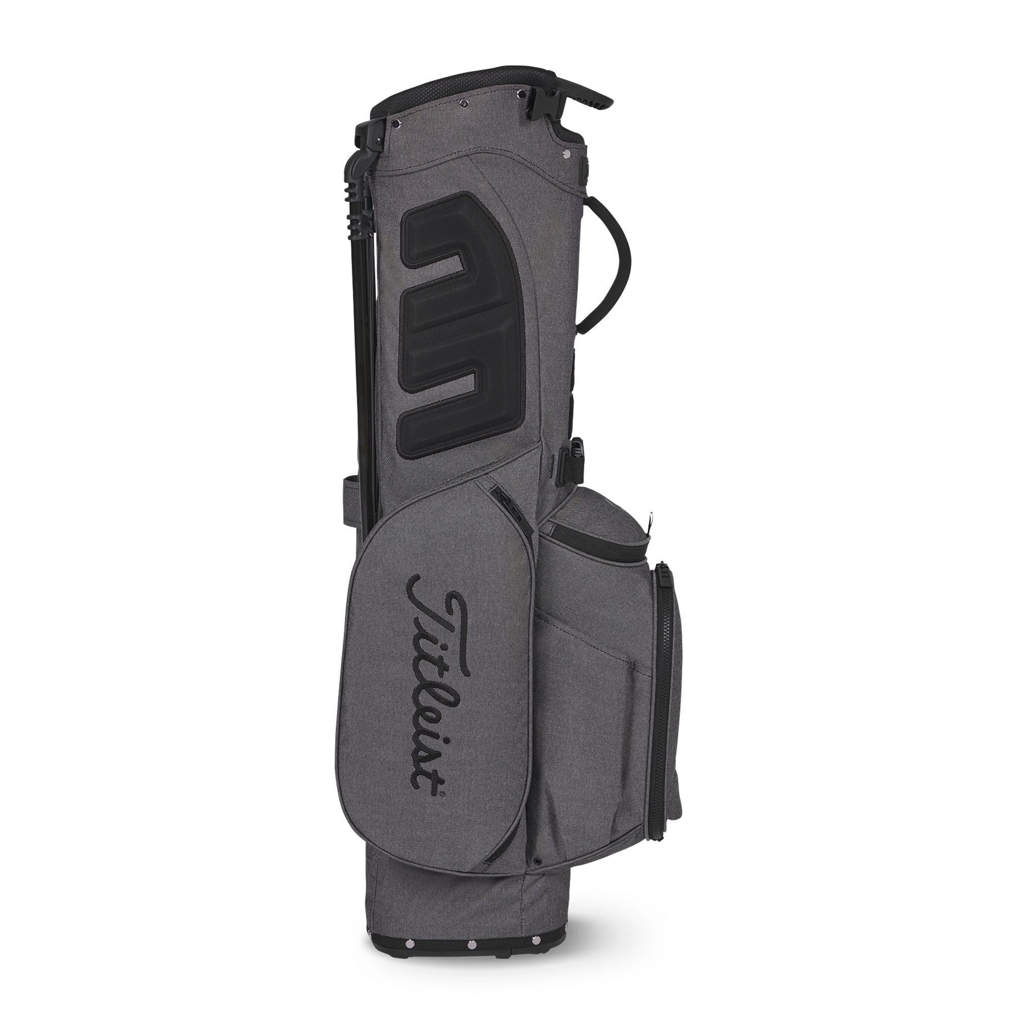 Titleist Players 4 Granite Stand Golf Bag - Black/Black - TB25SX4-G0 ...