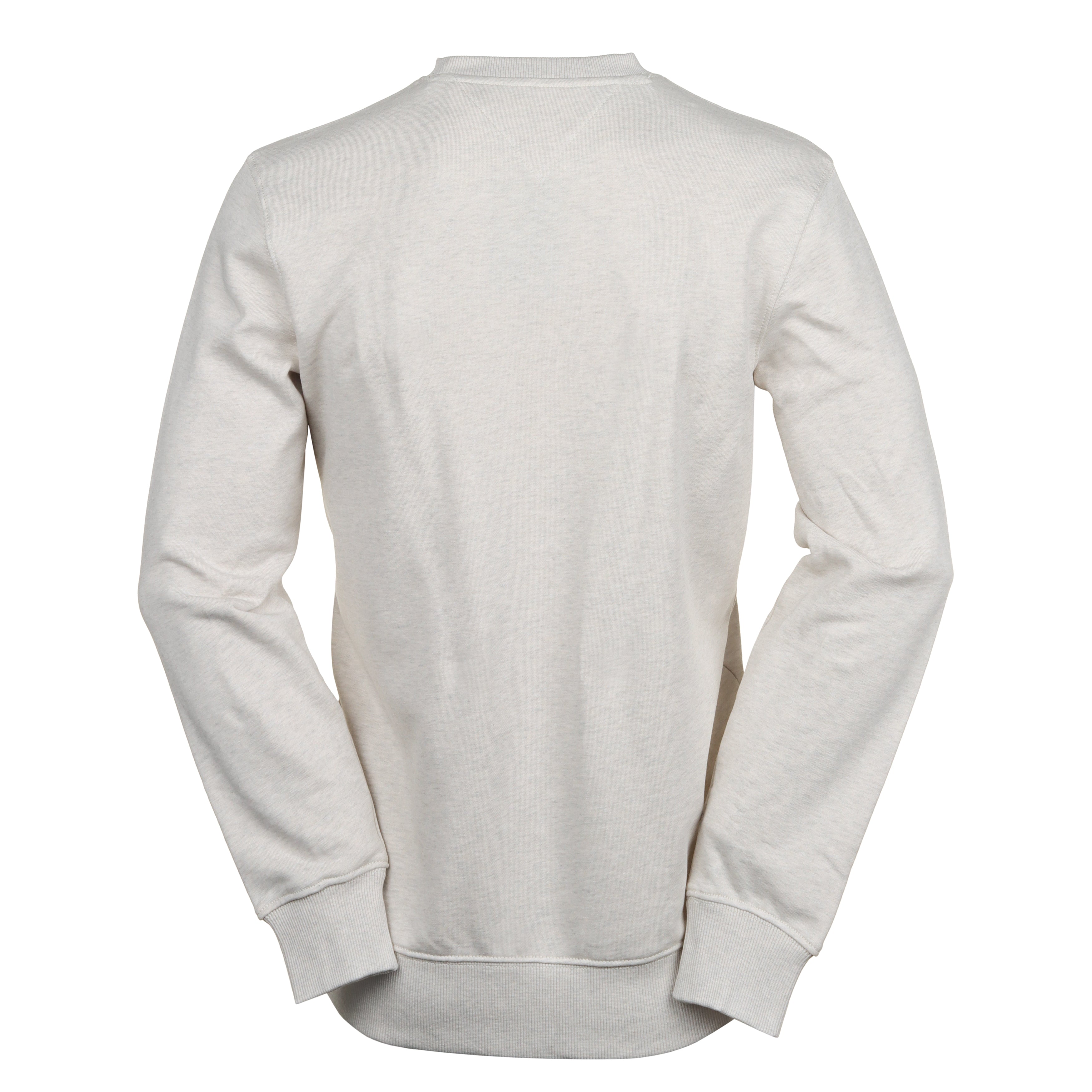 Tommy Hilfiger Essential Terry Crew Neck - Heathered Oatmilk HGF ...