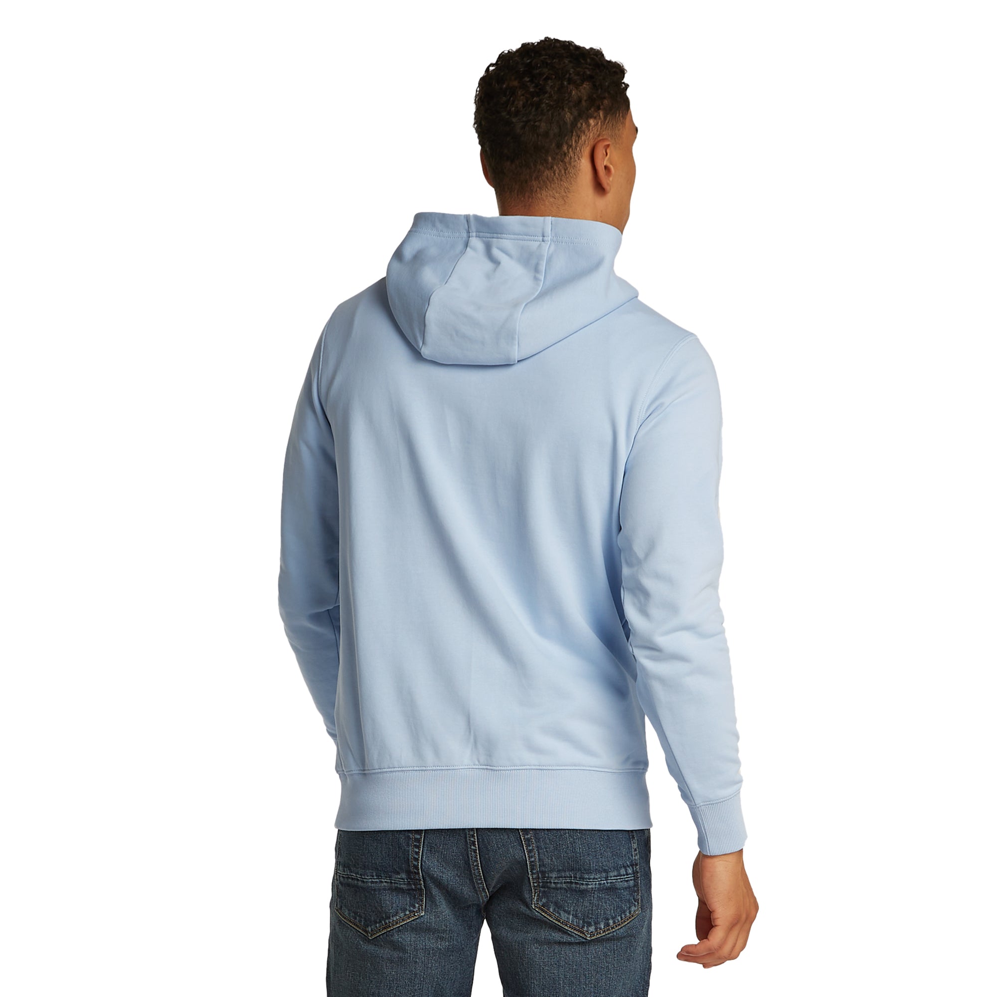 Tommy Hilfiger Essential Terry Hoodie - Breezy Blue C1O - MW0MW37235 ...