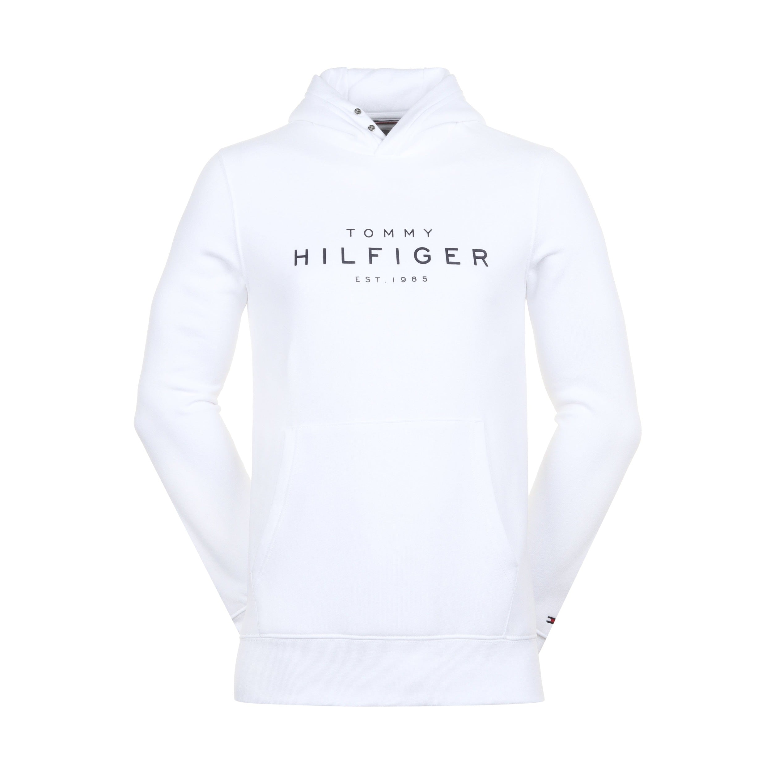 Tommy Hilfiger Fleece Hoodie MW0MW37455 White YBR | Function18