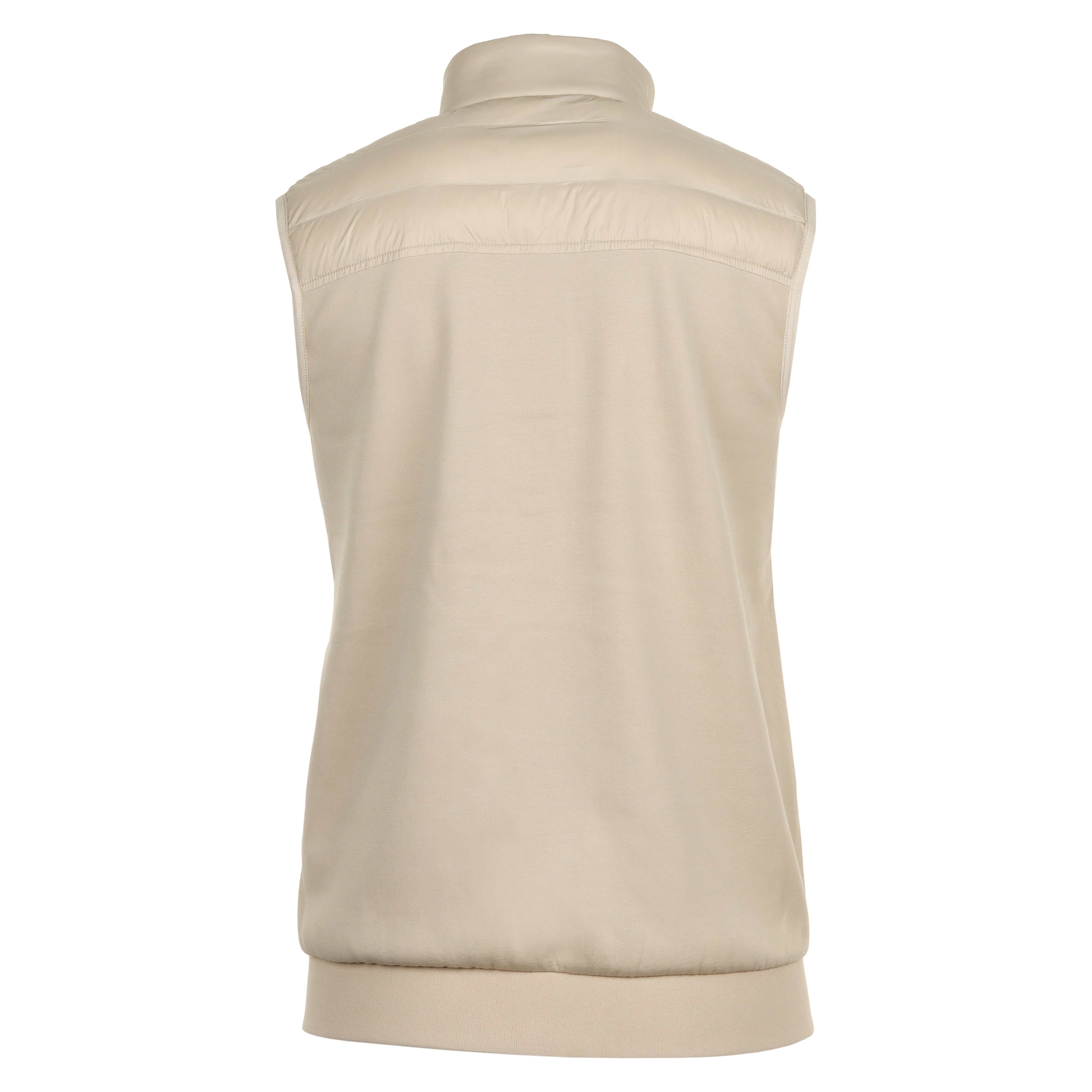 Tommy Hilfiger Mixed Media Full Zip Vest - Sandalwood RBT - MW0MW38982 ...