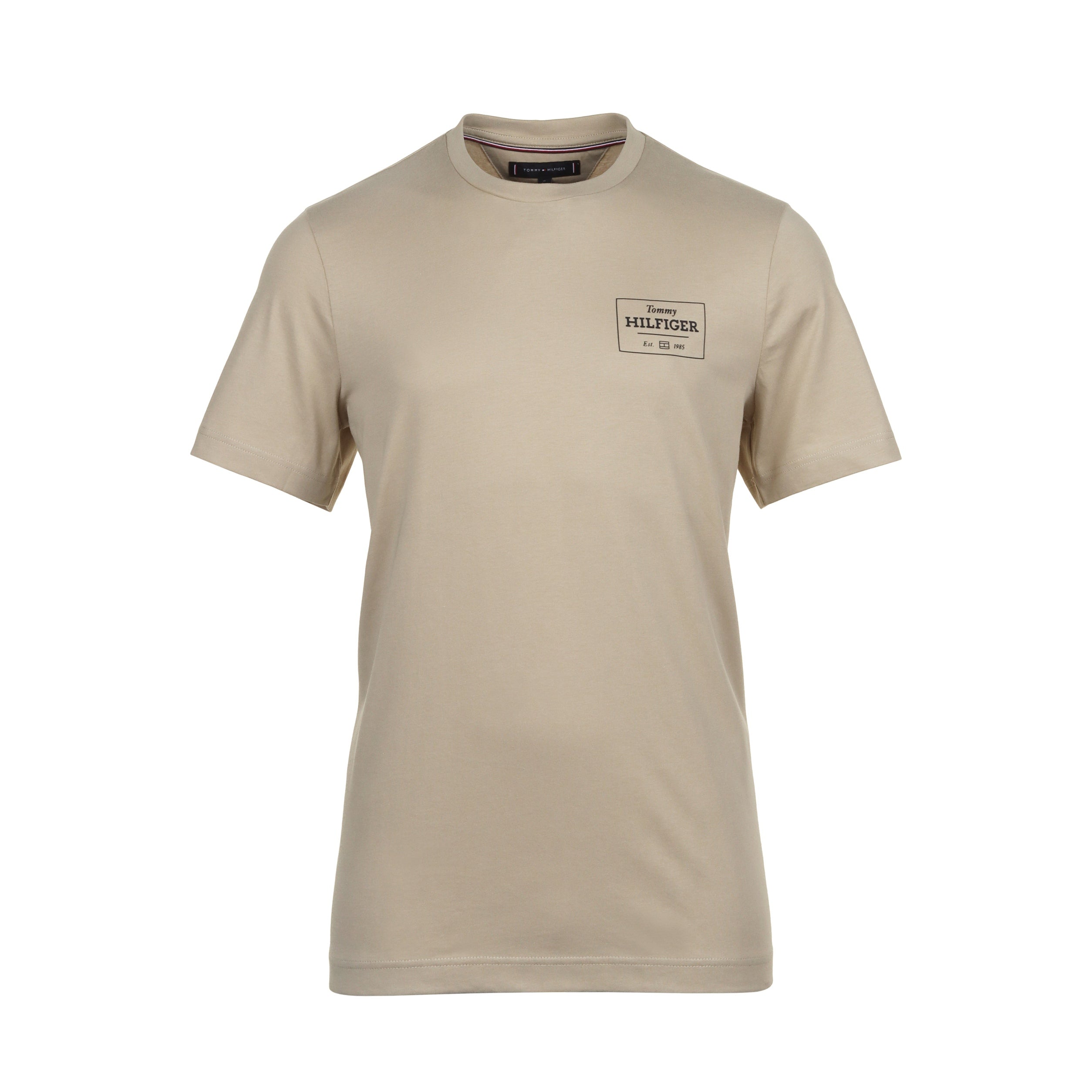 Tommy Hilfiger Monotype Printed Label Tee MW0MW37454 Sandalwood RBT ...