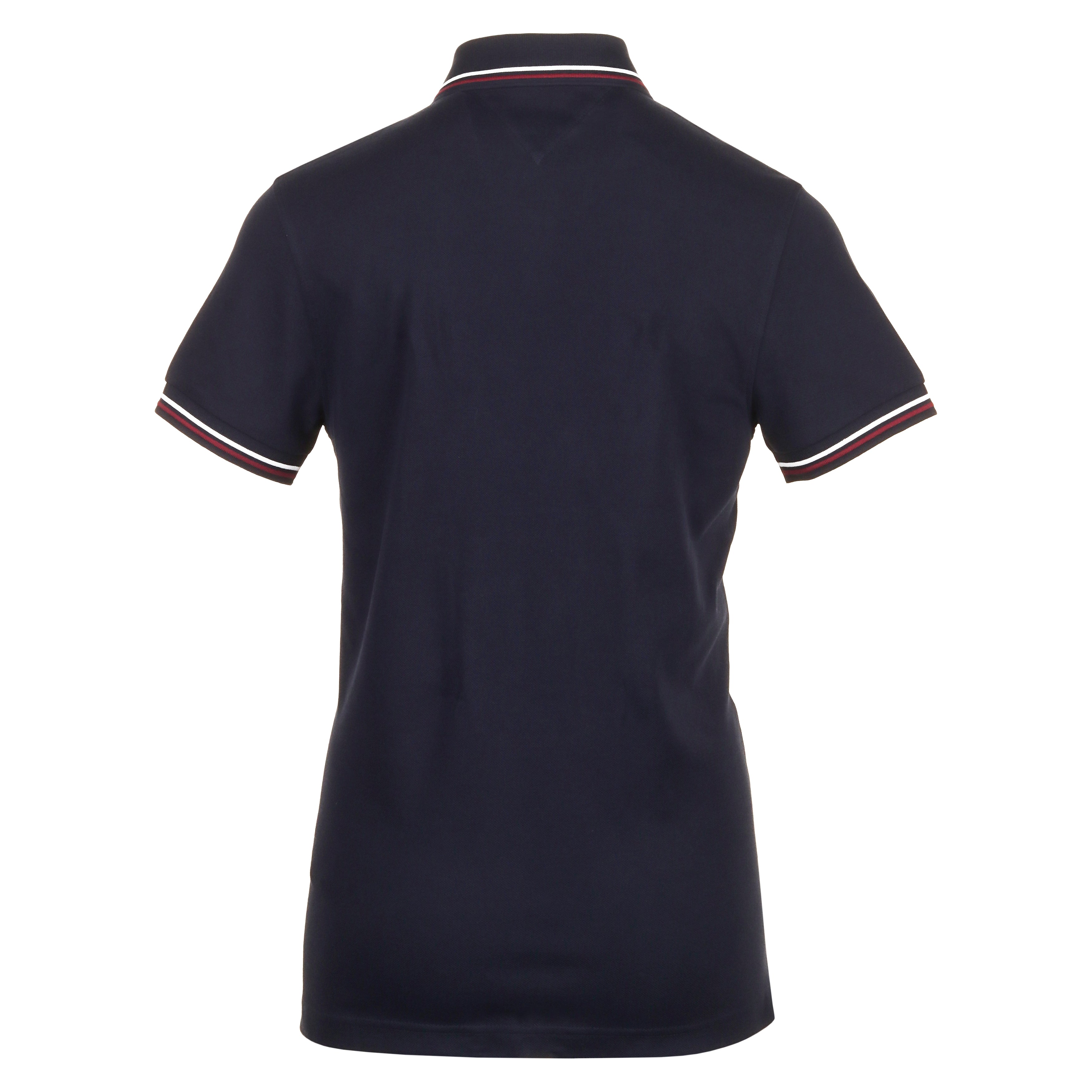 Tommy Hilfiger Tipped Slim Polo Shirt - Desert Sky DW5 - MW0MW37346-DW5 ...