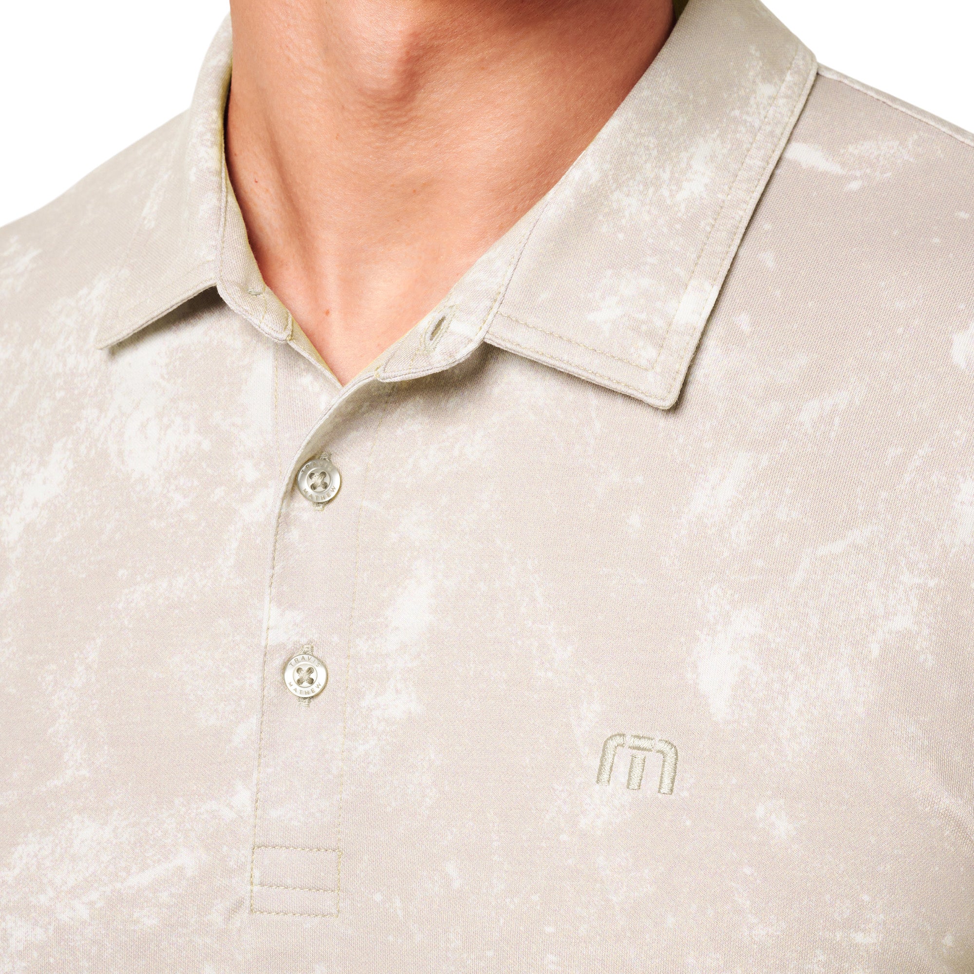 TravisMathew Featherweight Sun Polo Shirt - Moonbeam - A40150-1MOB ...