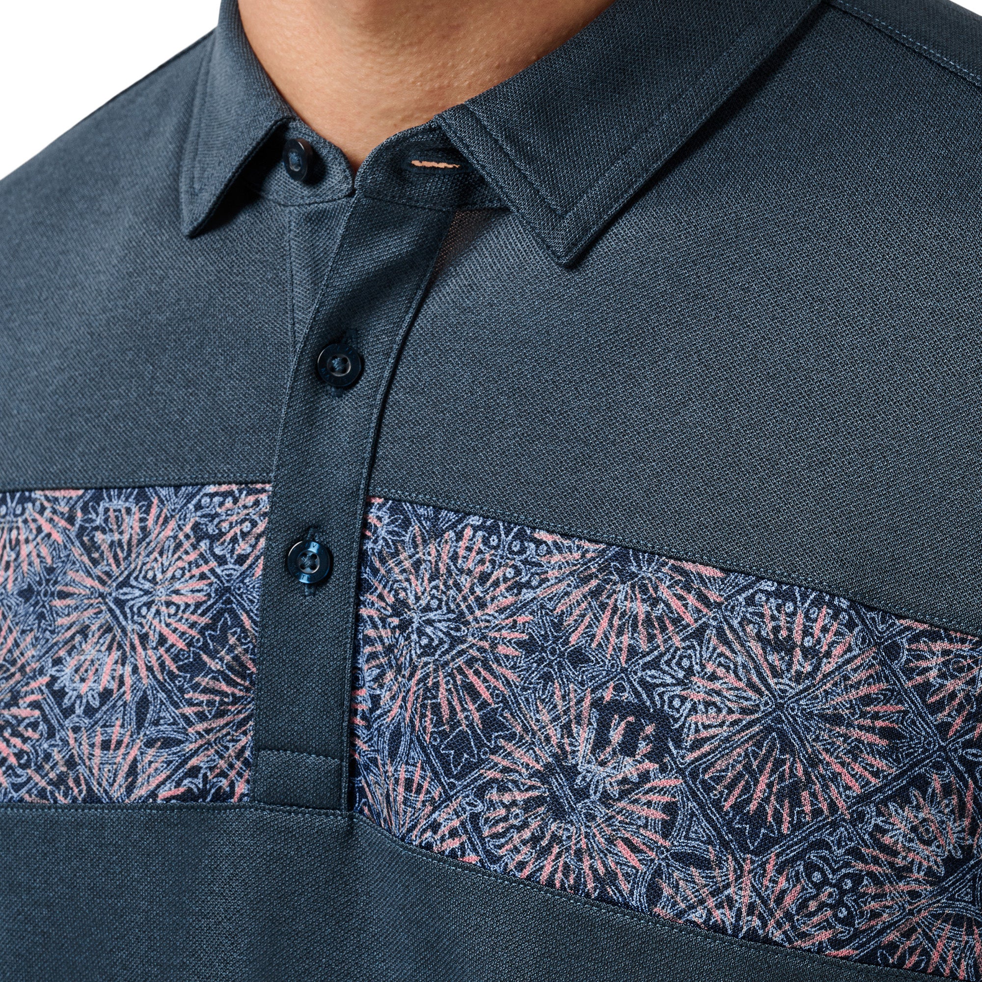 TravisMathew Good Good Acropolis Polo Shirt - Mood Indigo/Vintage ...