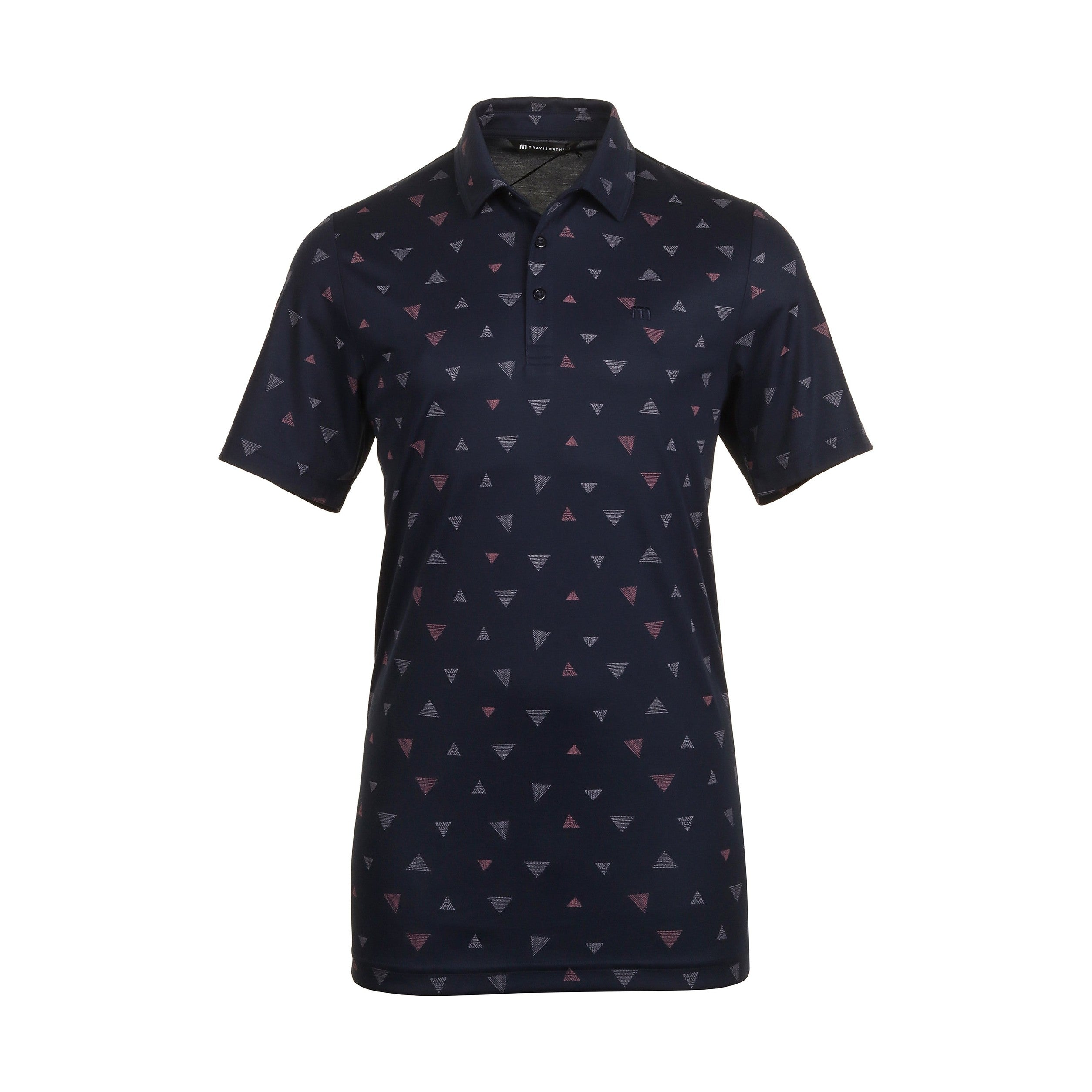 TravisMathew Home Break Polo Shirt 1MAA012 Total Eclipse 4TOS & Function18