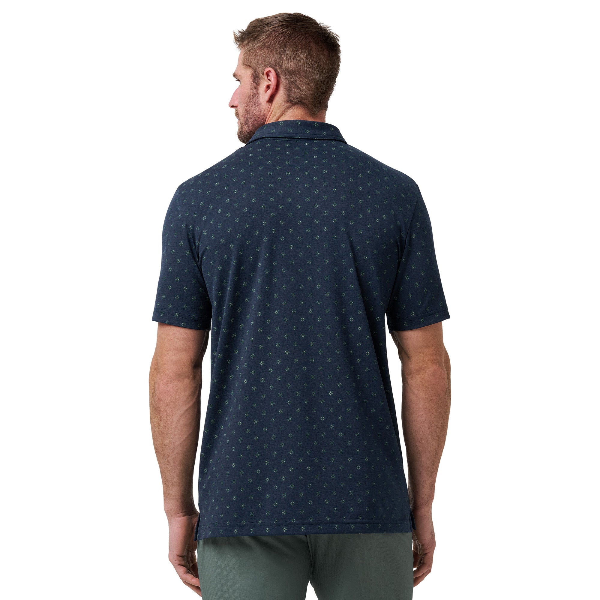 TravisMathew Line Of Play Polo Shirt - Total Eclipse 4TOS - A41071-4TOS ...