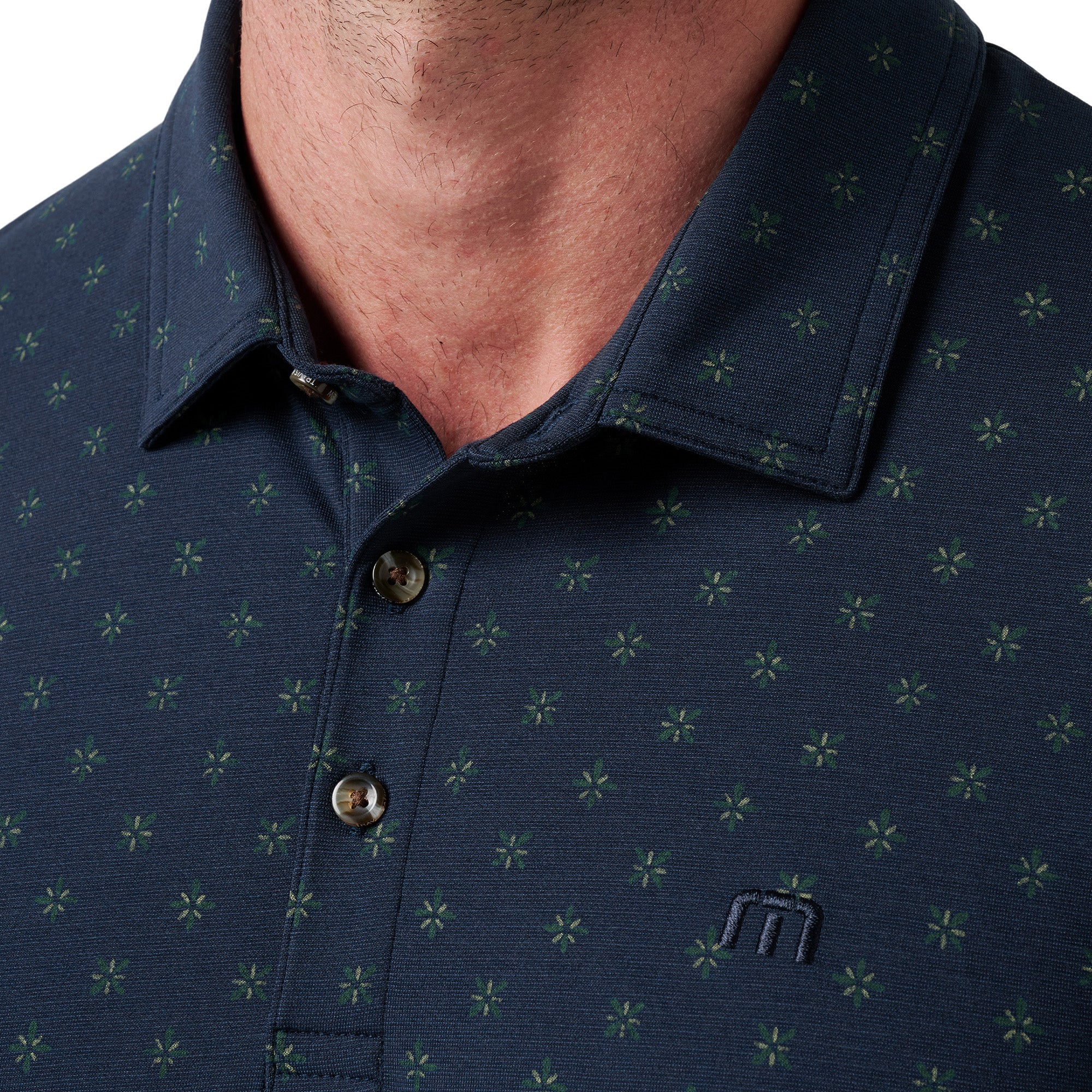 TravisMathew Line Of Play Polo Shirt - Total Eclipse 4TOS - A41071-4TOS ...