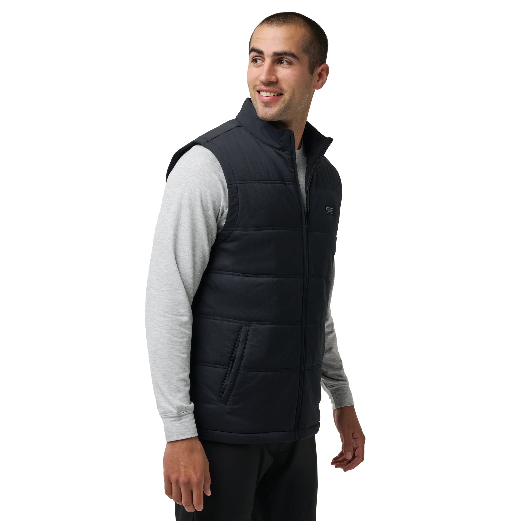 TravisMathew Palisades Puffer Vest - Black - 1MAB307-0BLK - Function18