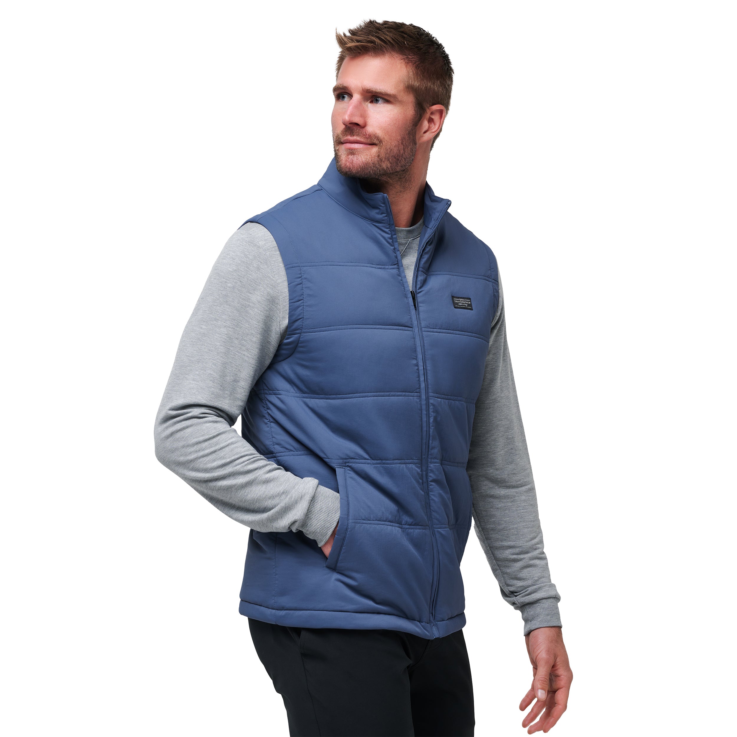 TravisMathew Palisades Puffer Vest - Navy - 1MAB307-4NAV - Function18
