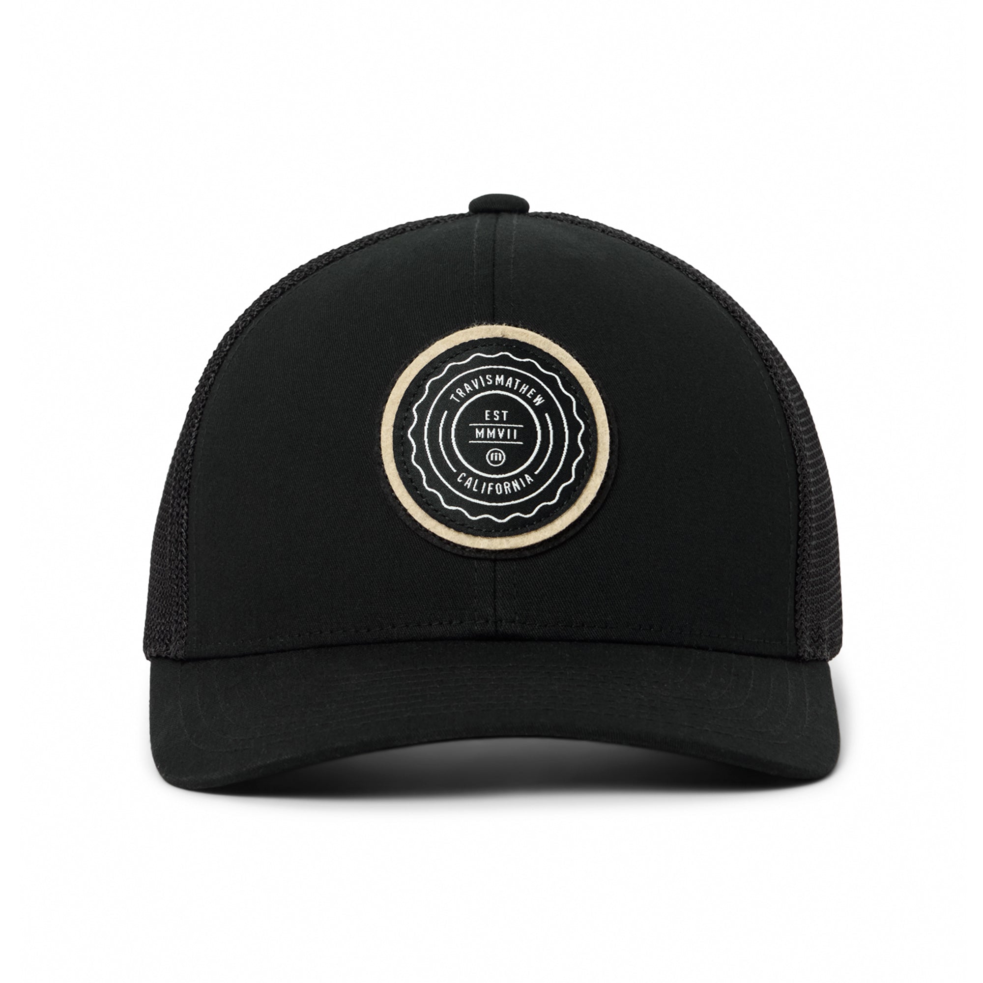 TravisMathew The Patch Snapback Cap - Black/Tan - 1MS296-Q0525 - Function18