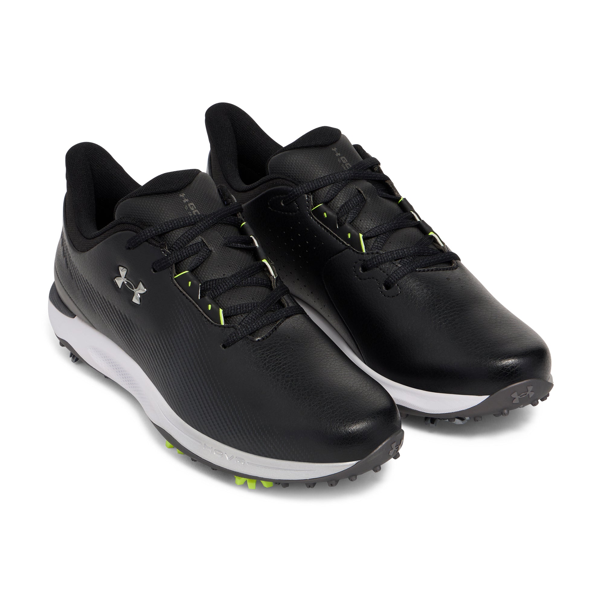 Under Armour Drive Fade Golf Shoes - Black/Metallic Silver 001 ...