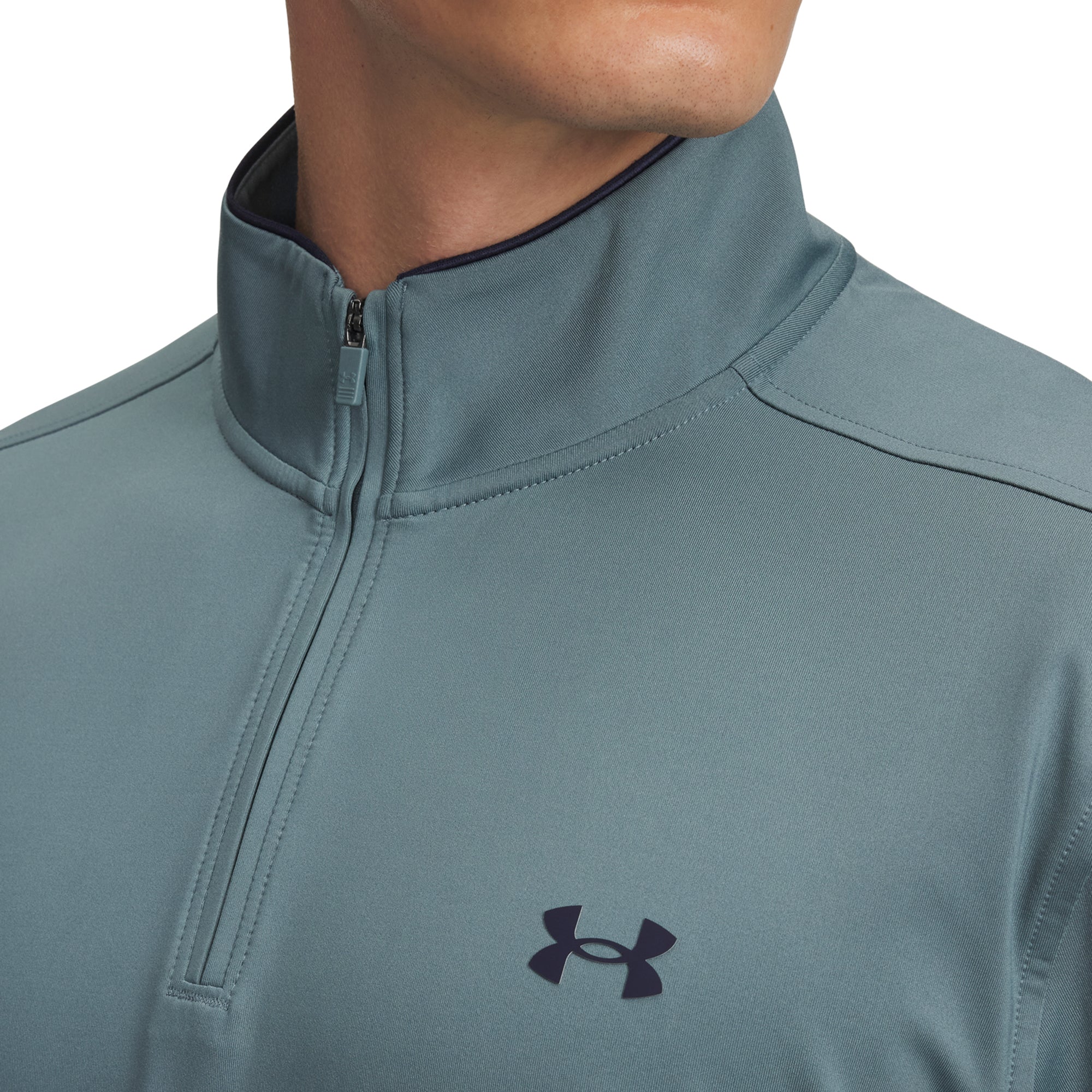 Under Armour Golf Drive 1/4 Zip Midlayer - Jasper Blue 587 - 1389864 ...