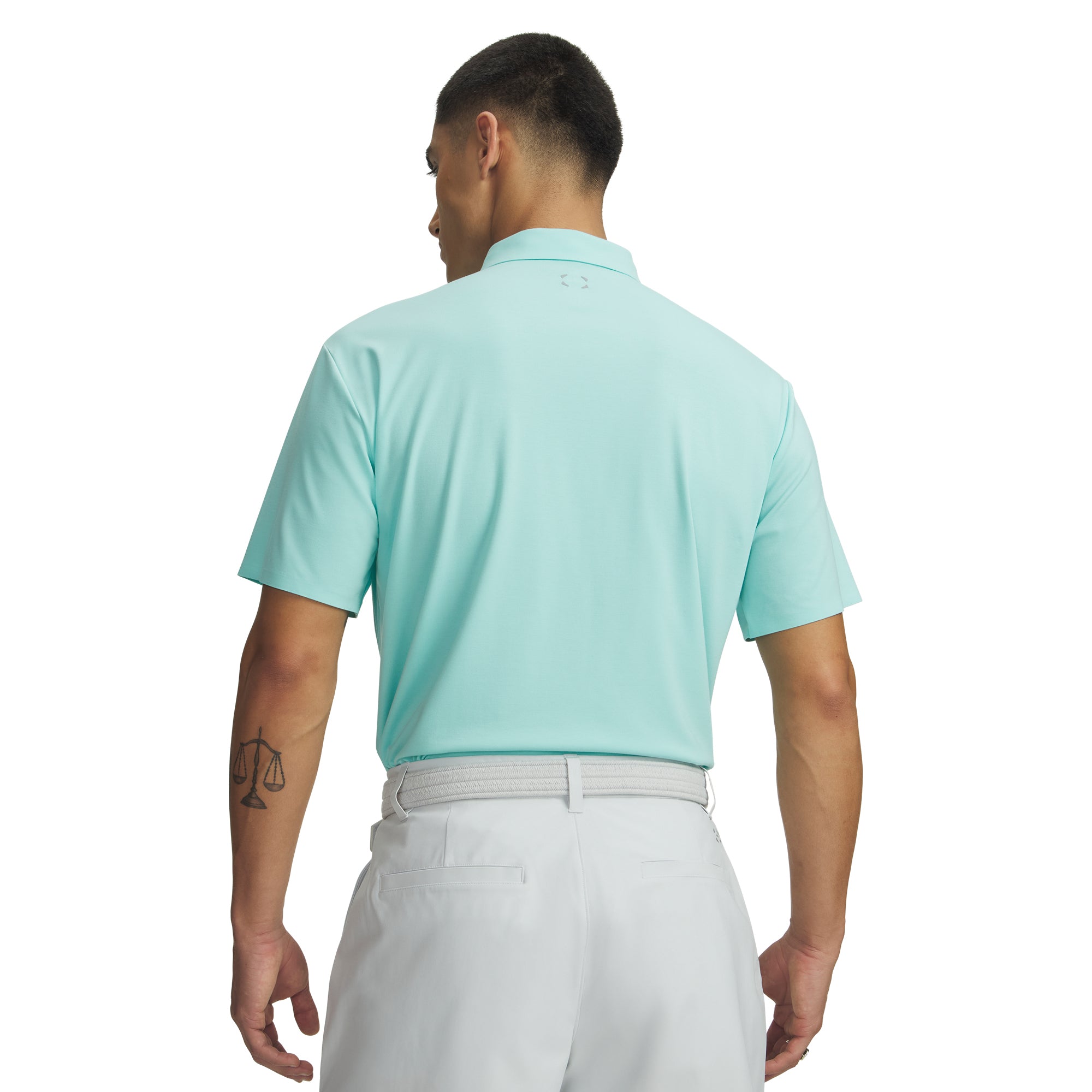 Under Armour Golf Halo Bonded Polo - Neo Turquoise 361 - 6009638-361 ...