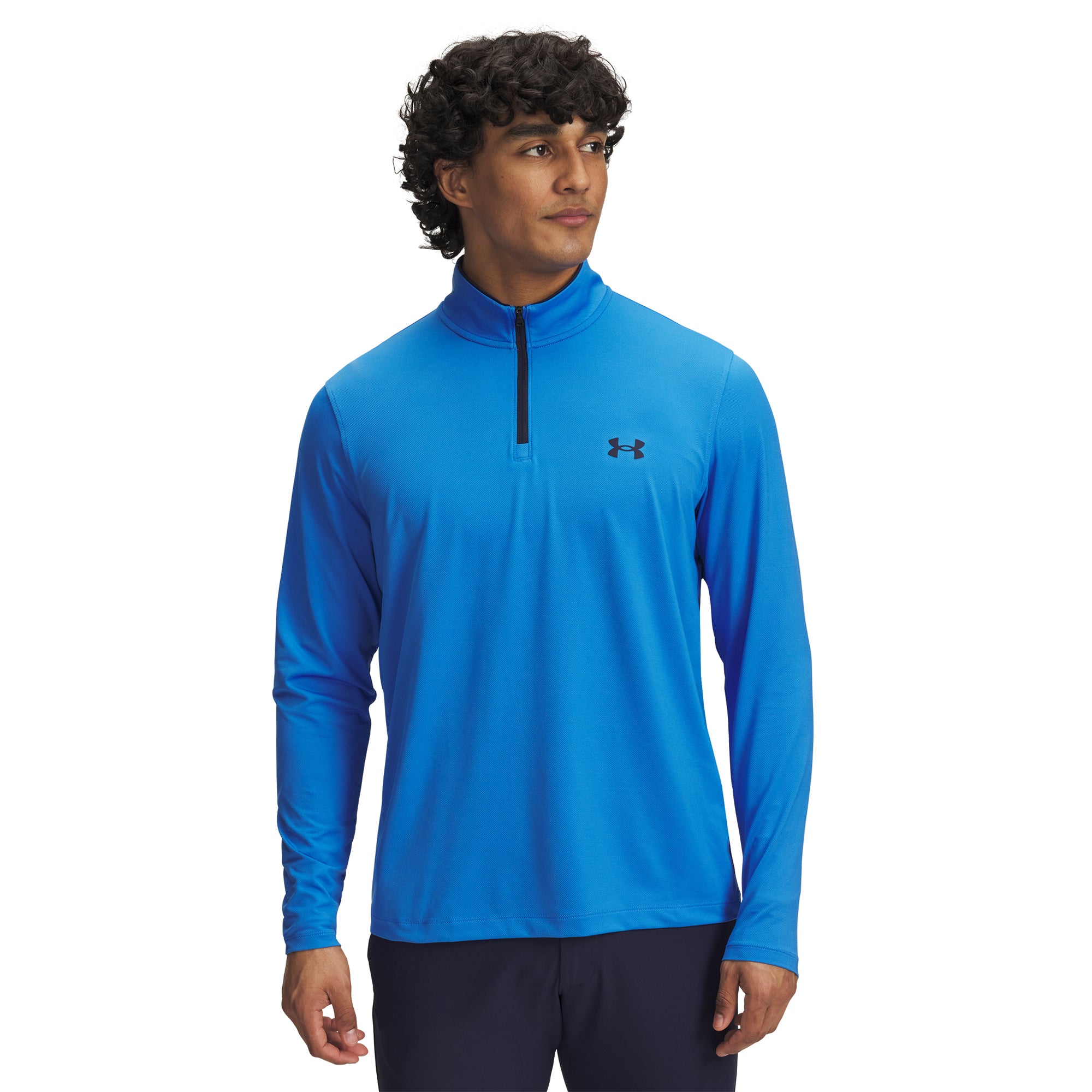 Under Armour Golf MatchPlay 1/4 Zip - Blue Atlantis 402 - 1387127-402 ...