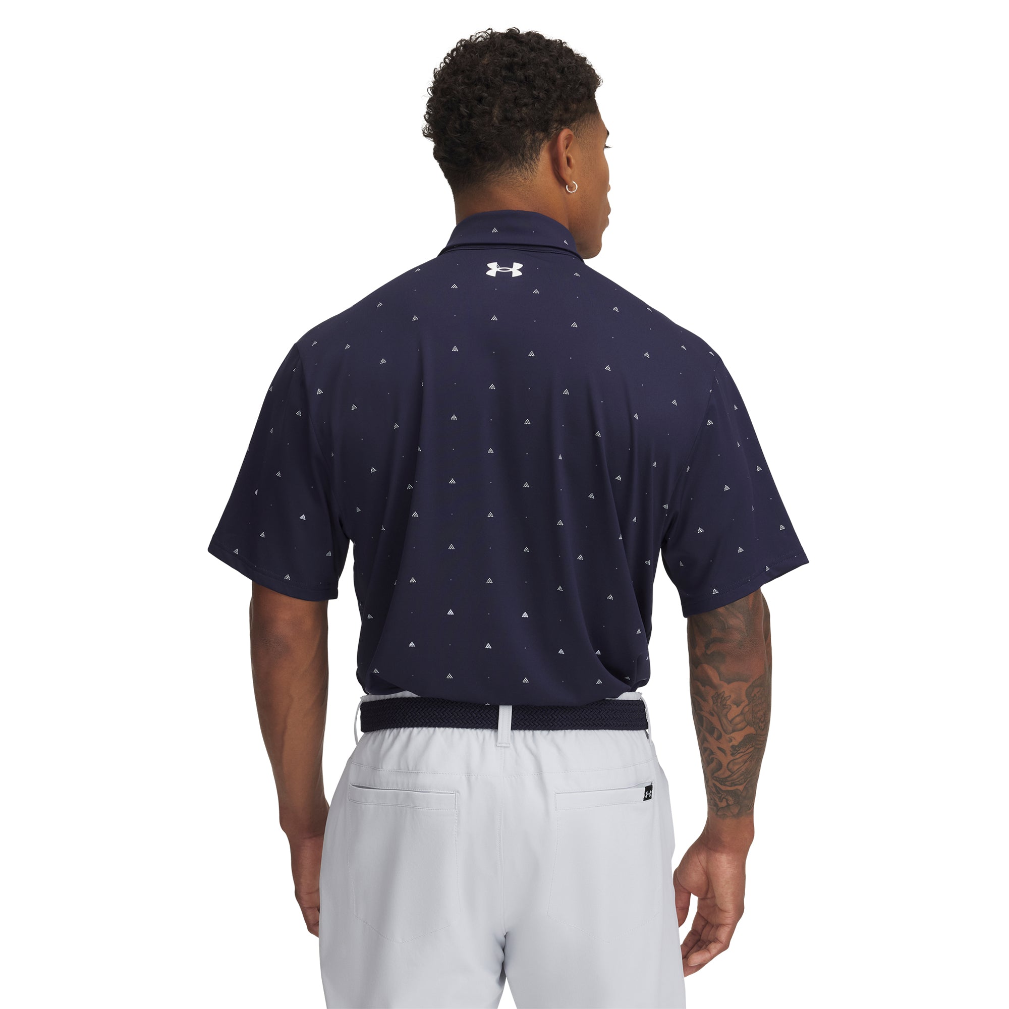 Under Armour Golf Playoff 3.0 Printed Shirt - Midnight Navy/White 421 ...
