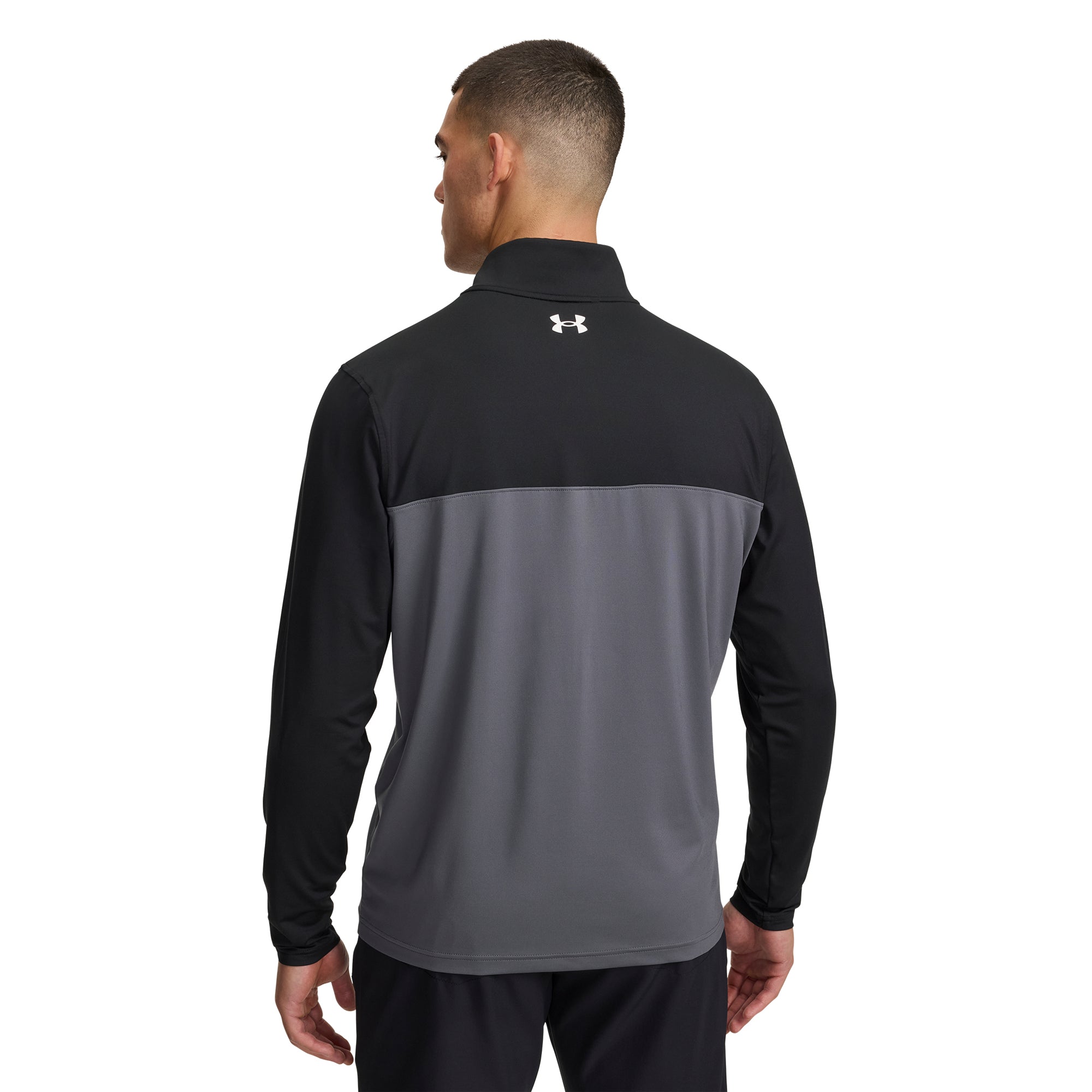 Under Armour Golf T2G 1/4 Zip - Black/Castlerock/White 002 - 1389878 ...