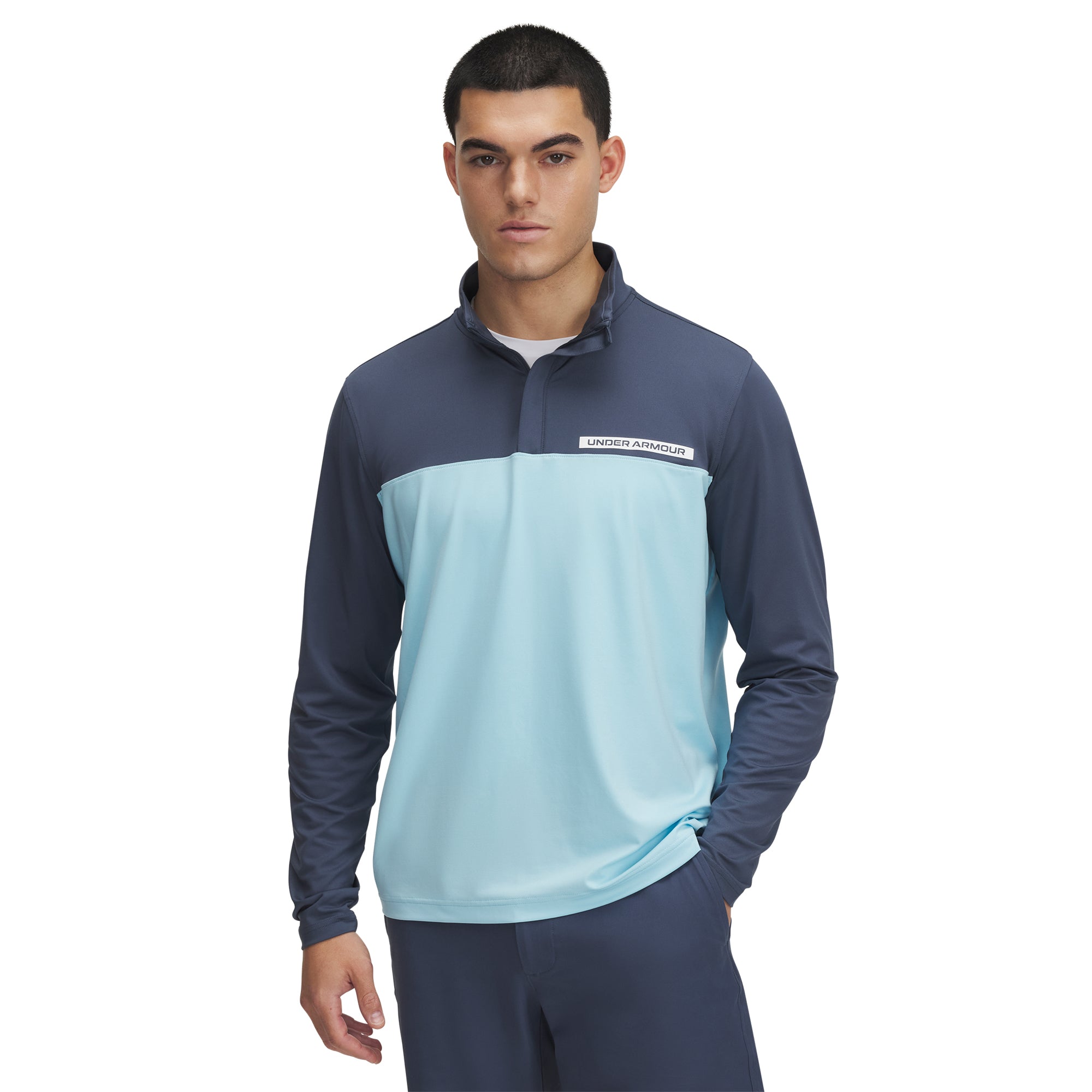 Under Armour Golf T2G 1/4 Zip - Downpour Grey/Stream/White 044 ...